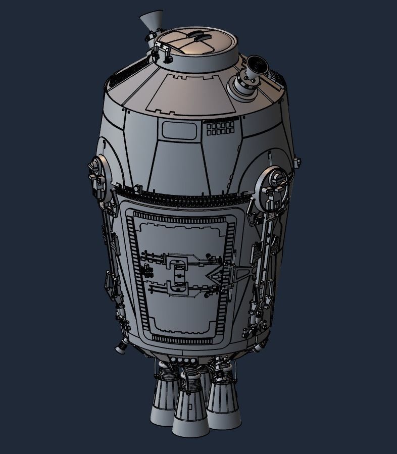Star Wars Escape Pod 3D print model 3D model 3D printable | CGTrader