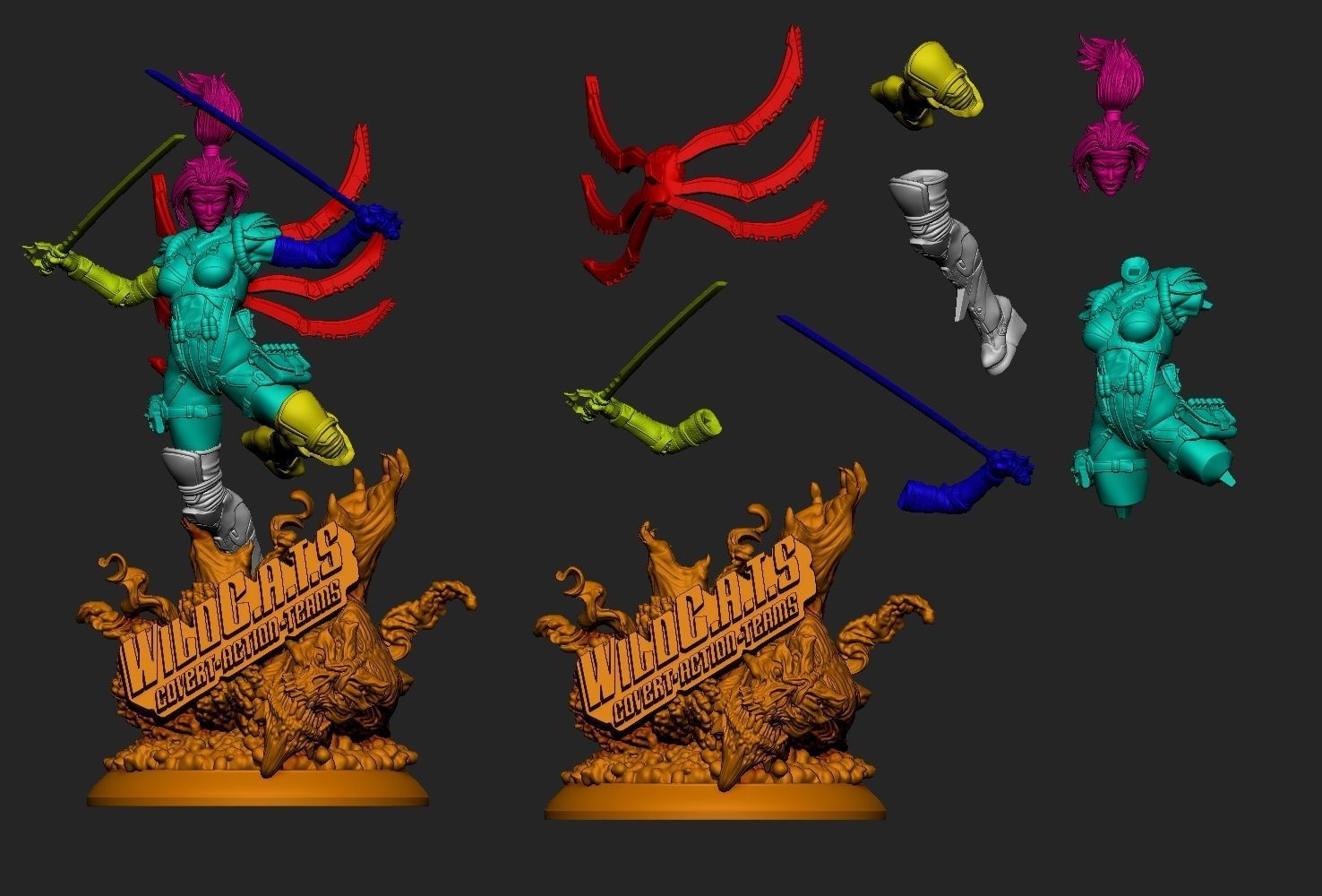 ZEALOT BY CREATIVE GEEK MB 3D model 3D printable | CGTrader