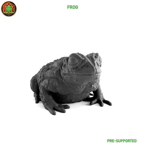 Frog - STL - RPG MINIATURE - 3D model 3D printable | CGTrader