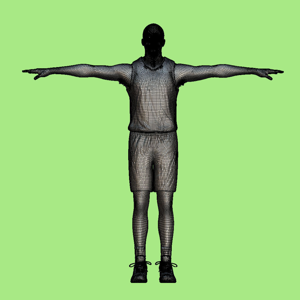T-Pose Tony Parker San Antonio Spurs 3D model animated rigged | CGTrader