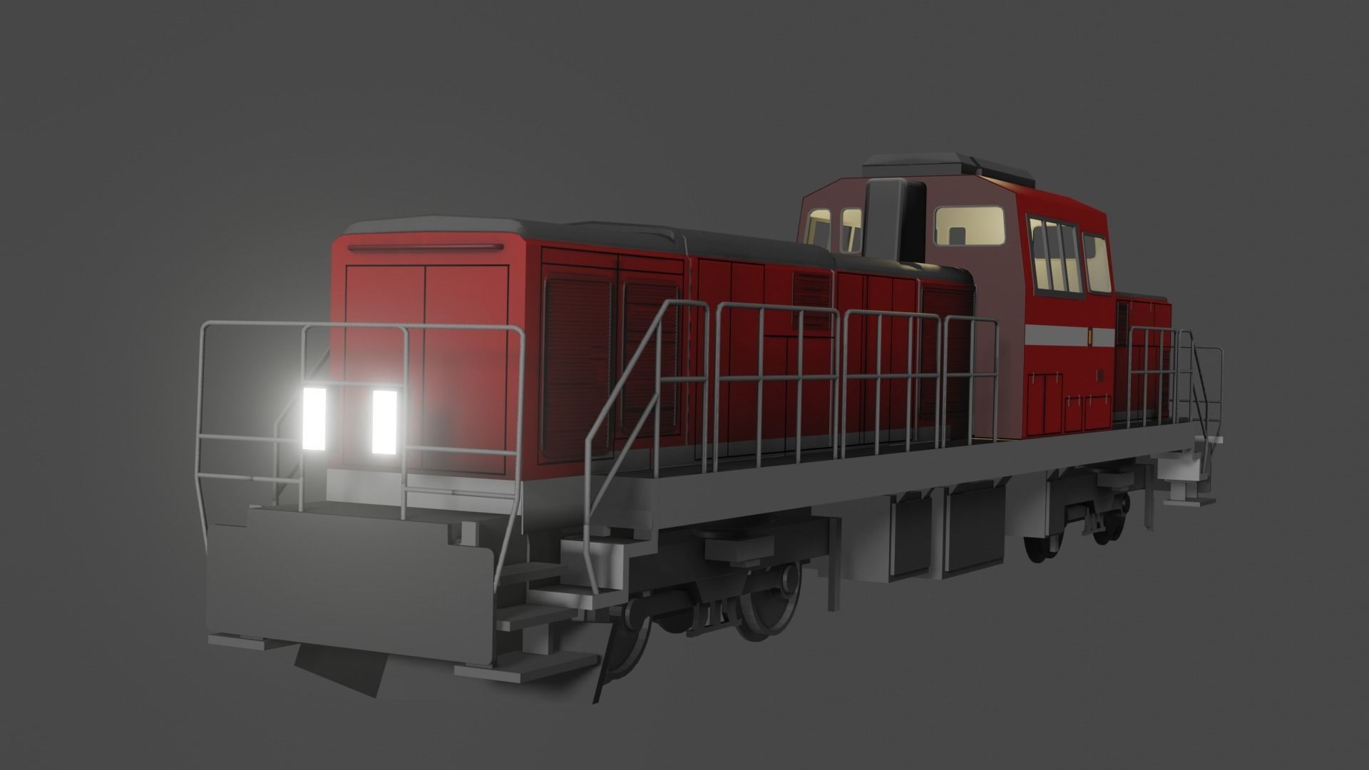 DD200 Locomotive model without interior free 3D model | CGTrader