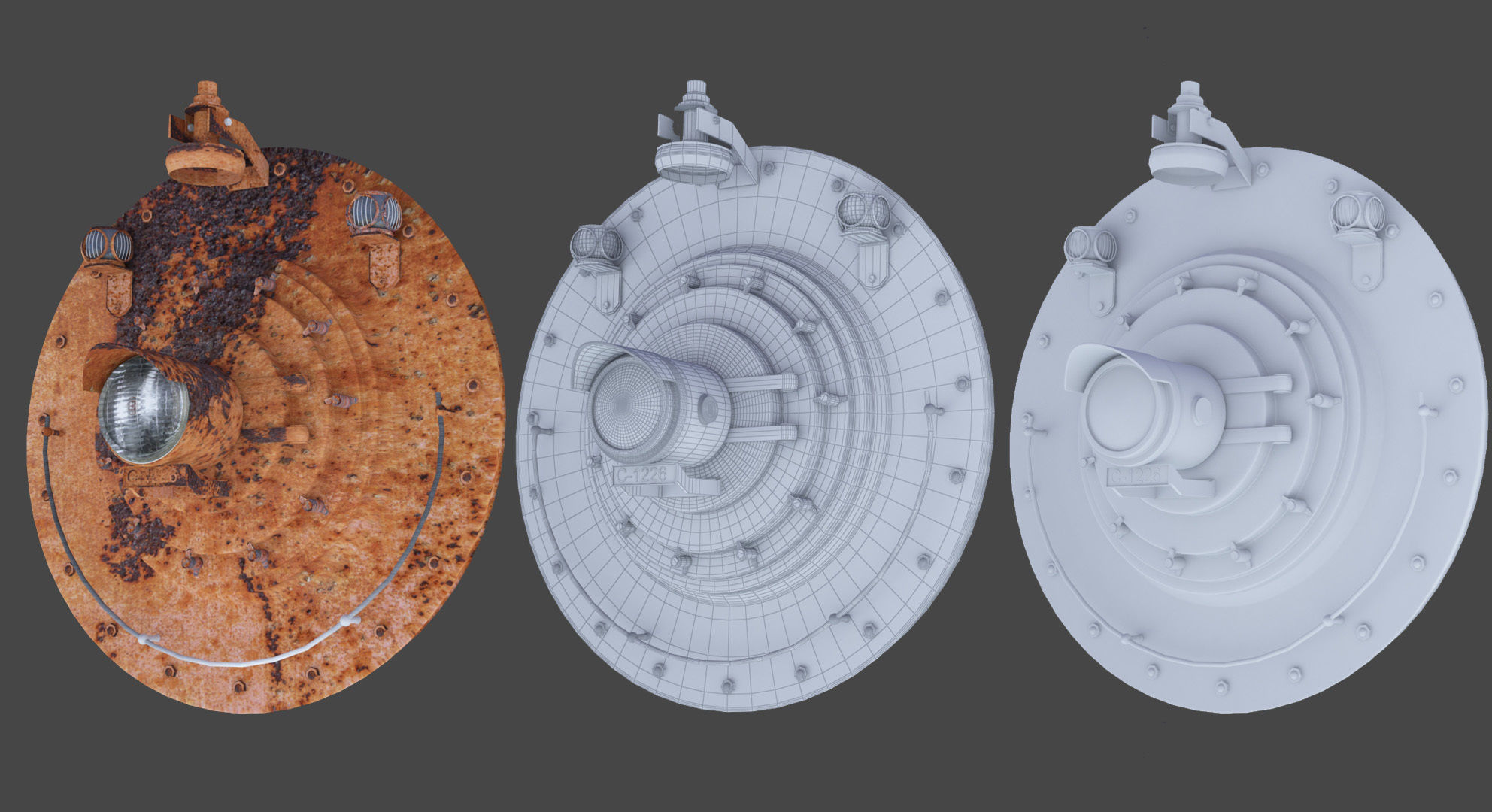 Old Train Engine 3D model animated | CGTrader