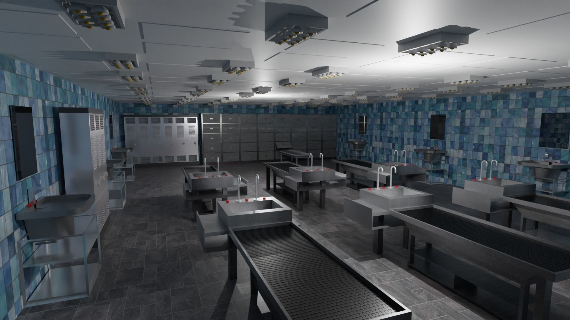 3D model Autopsy Morgue Laboratory VR / AR / low-poly | CGTrader