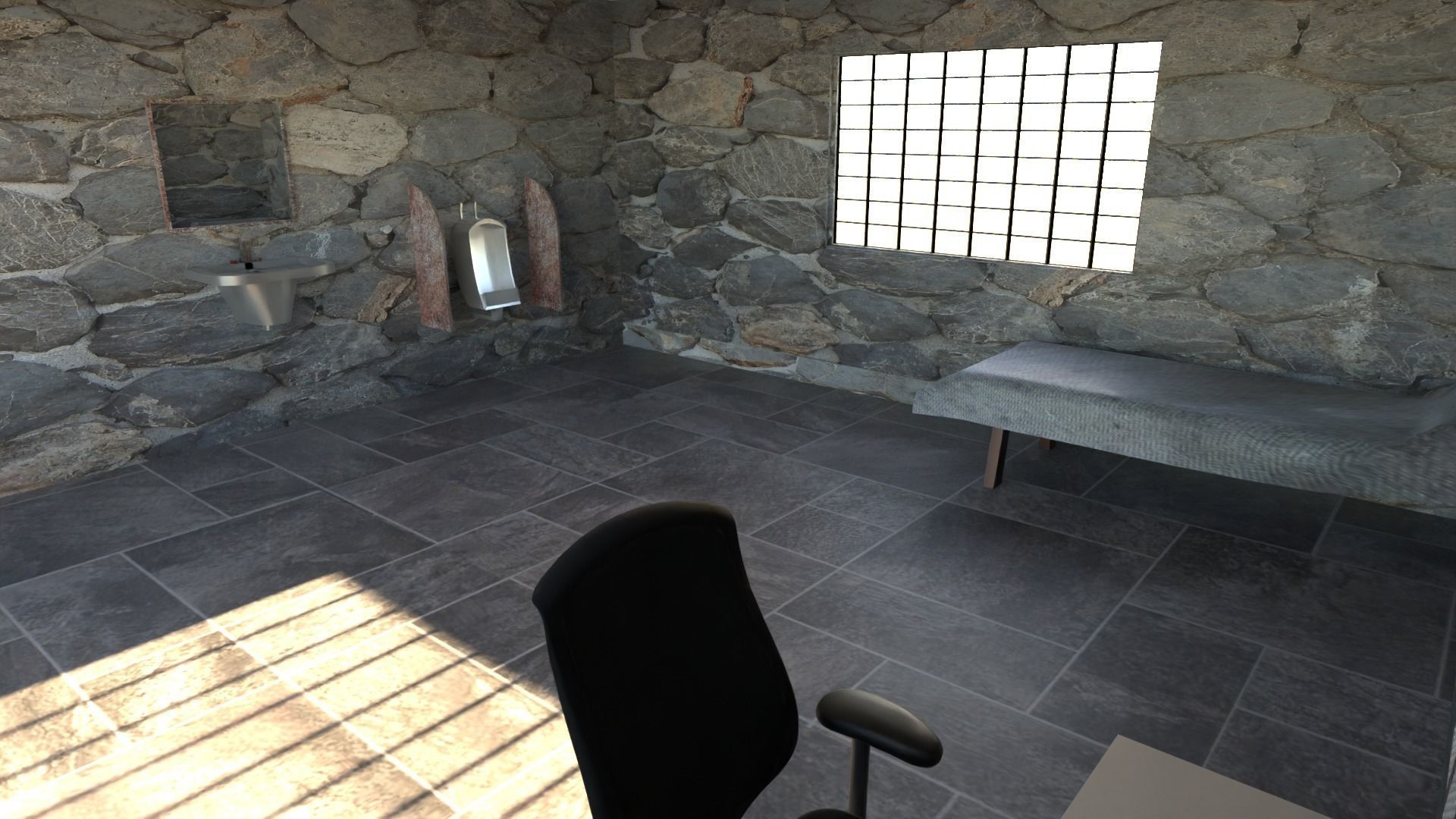 3D model Dungeon Prison VR / AR / low-poly | CGTrader