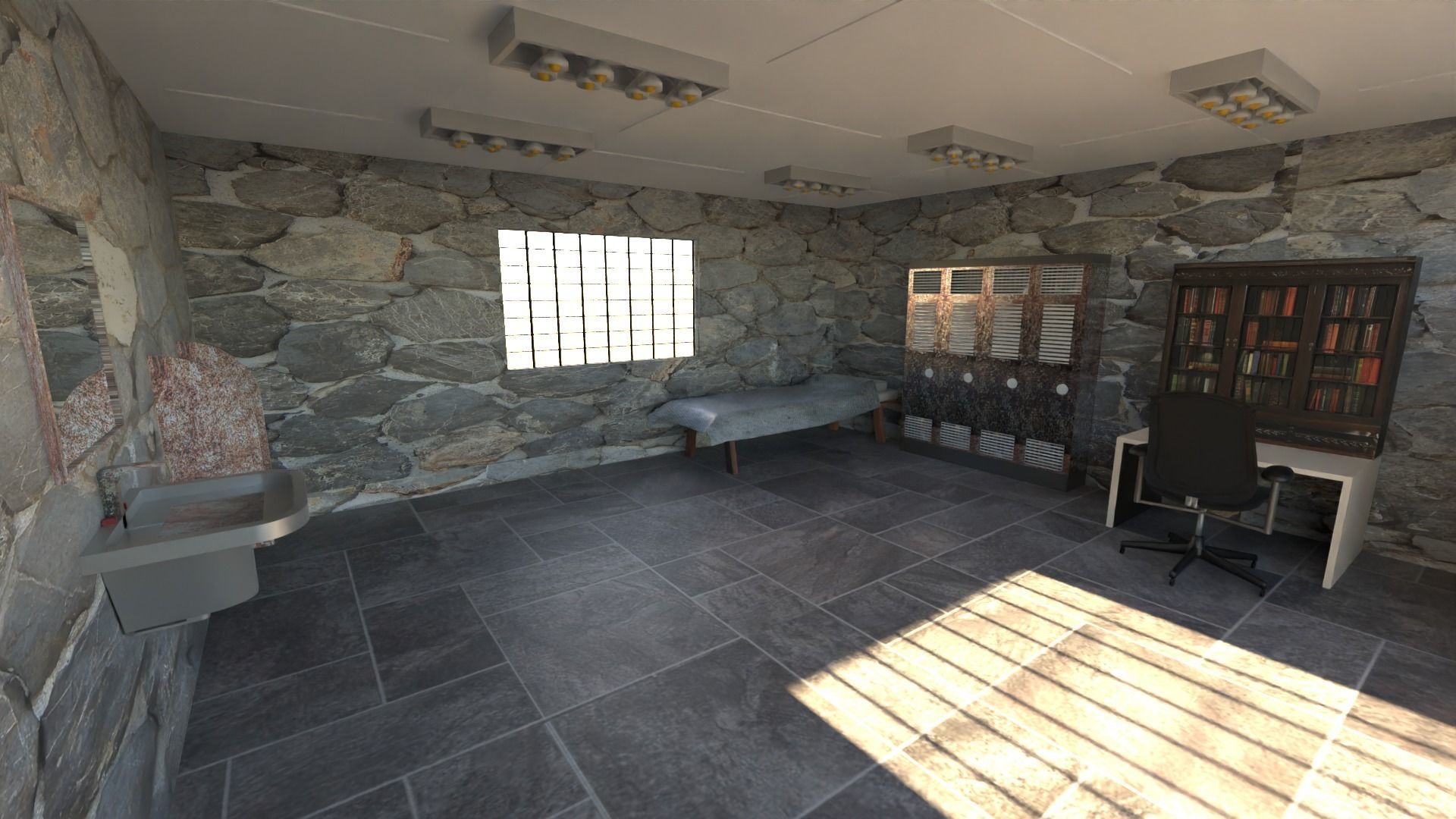 3D model Dungeon Prison VR / AR / low-poly | CGTrader