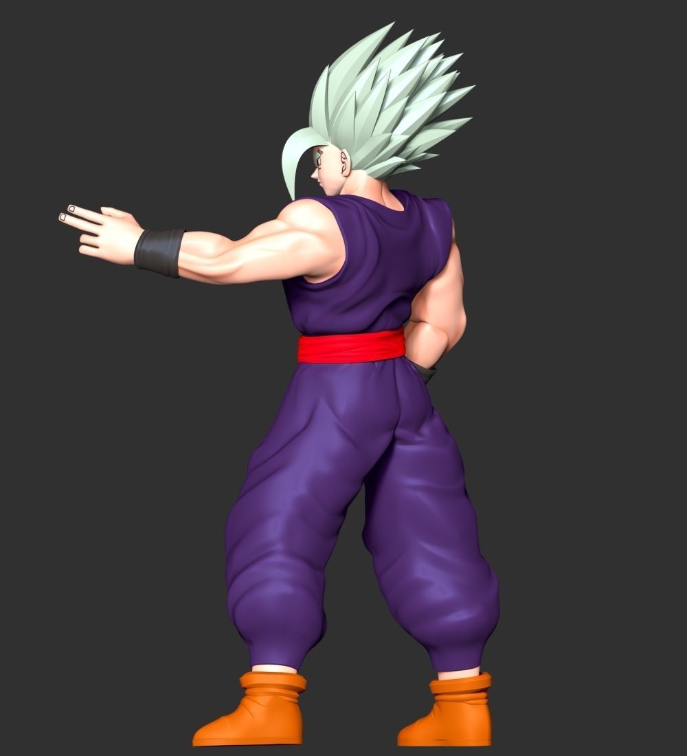 Dragon Ball - Gohan Beast 3D model 3D printable | CGTrader