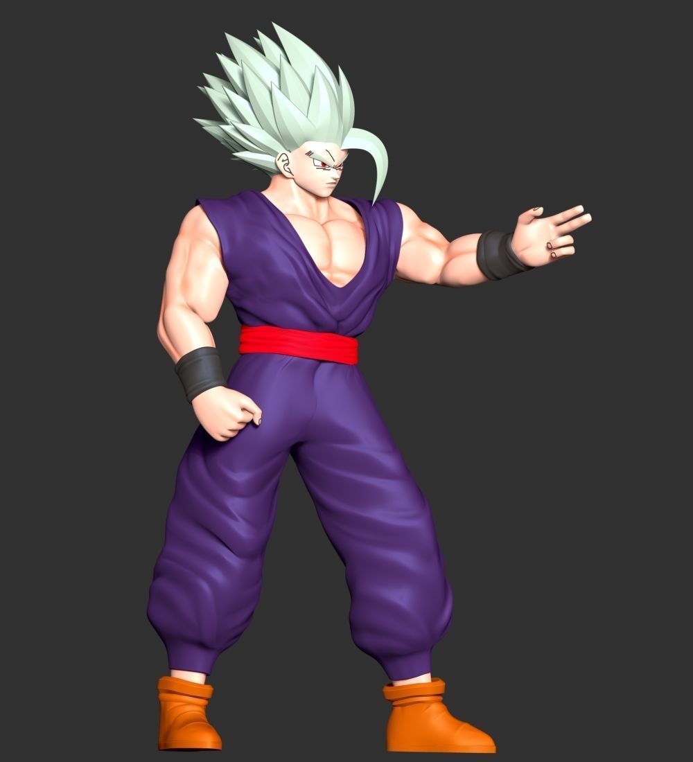 Dragon Ball - Gohan Beast 3D model 3D printable | CGTrader