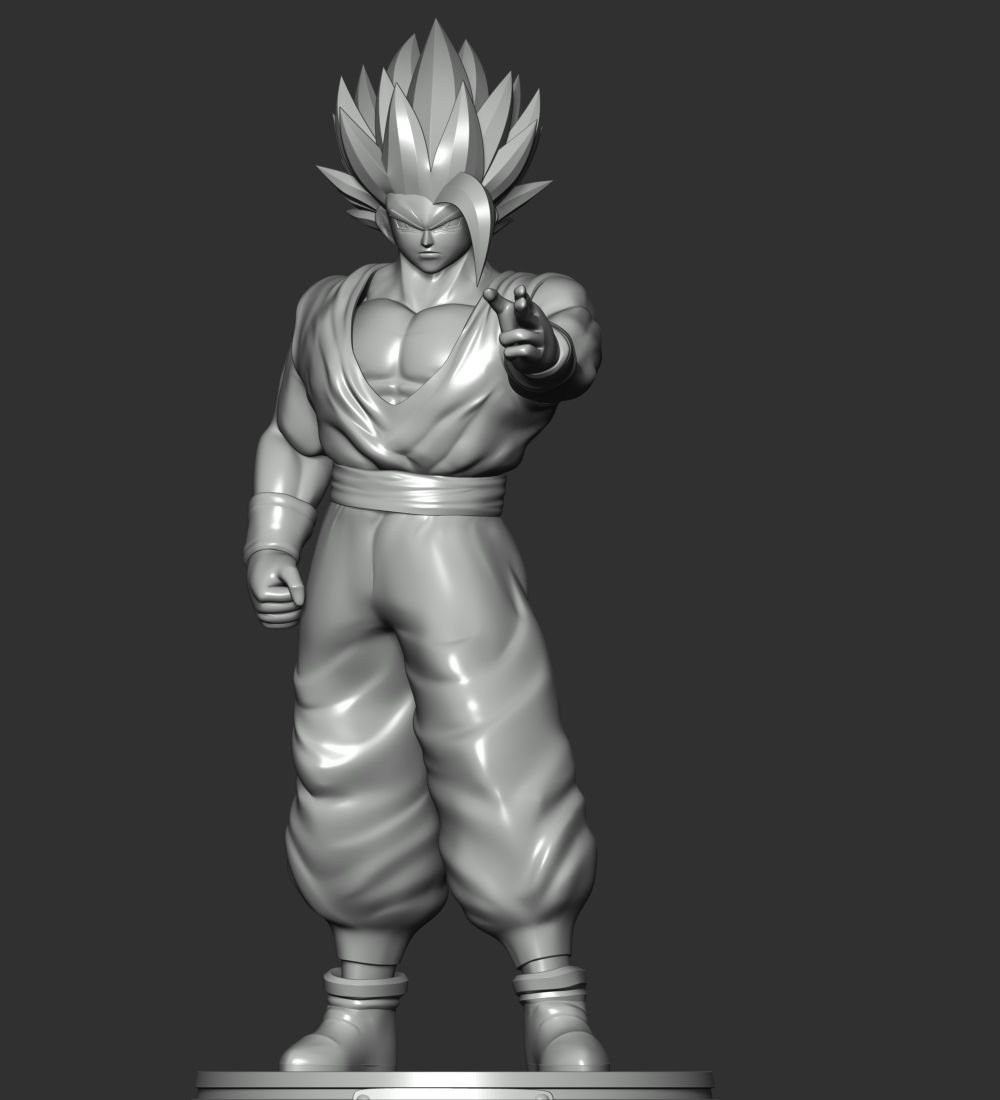 Dragon Ball - Gohan Beast 3D model 3D printable | CGTrader