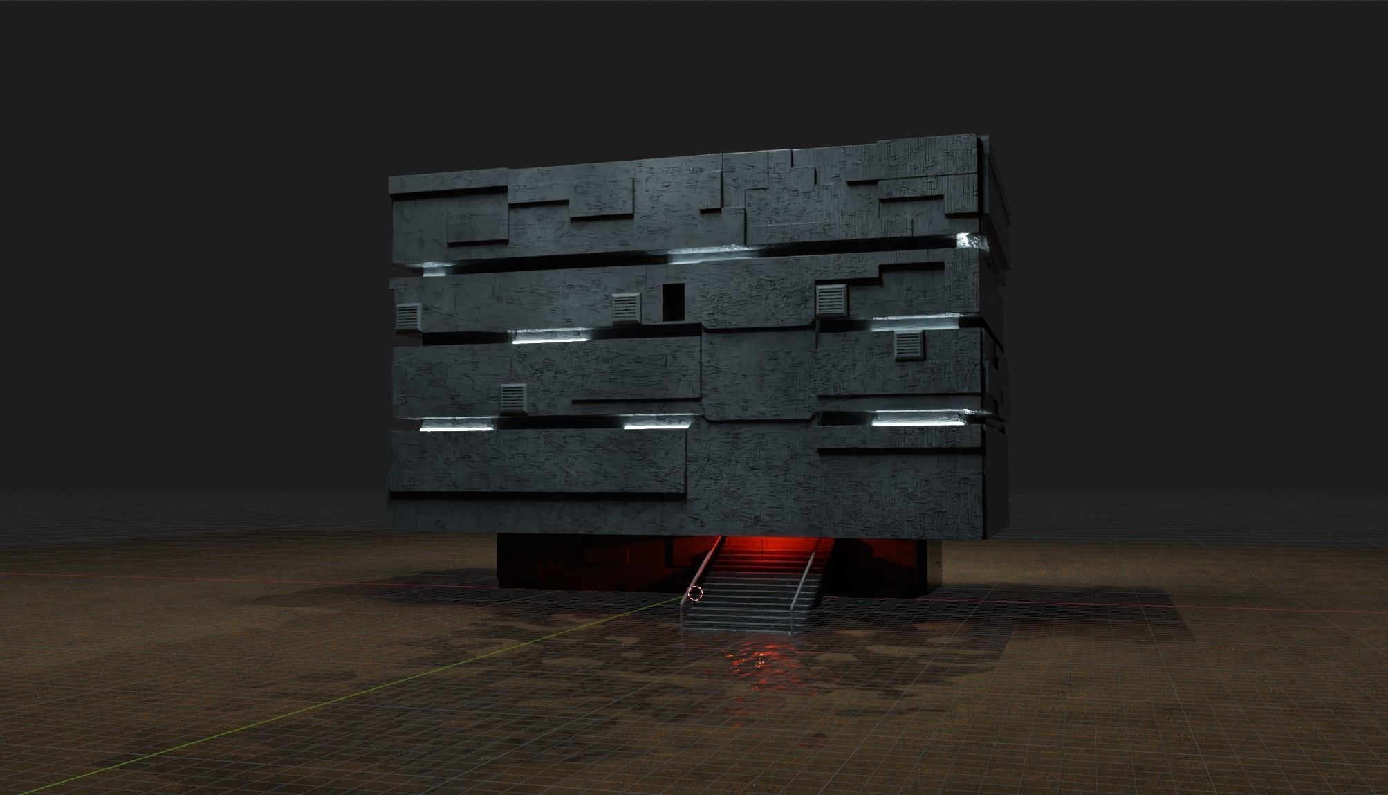 The Base - forest command center 3D model | CGTrader