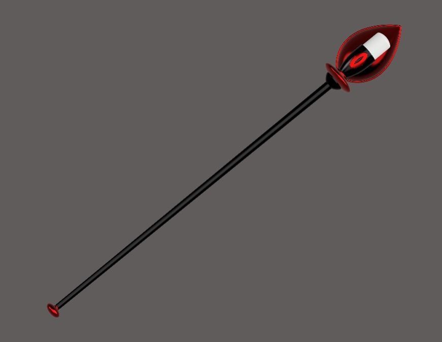 Hazbin Hotel - Alastor cane 3D model 3D printable | CGTrader