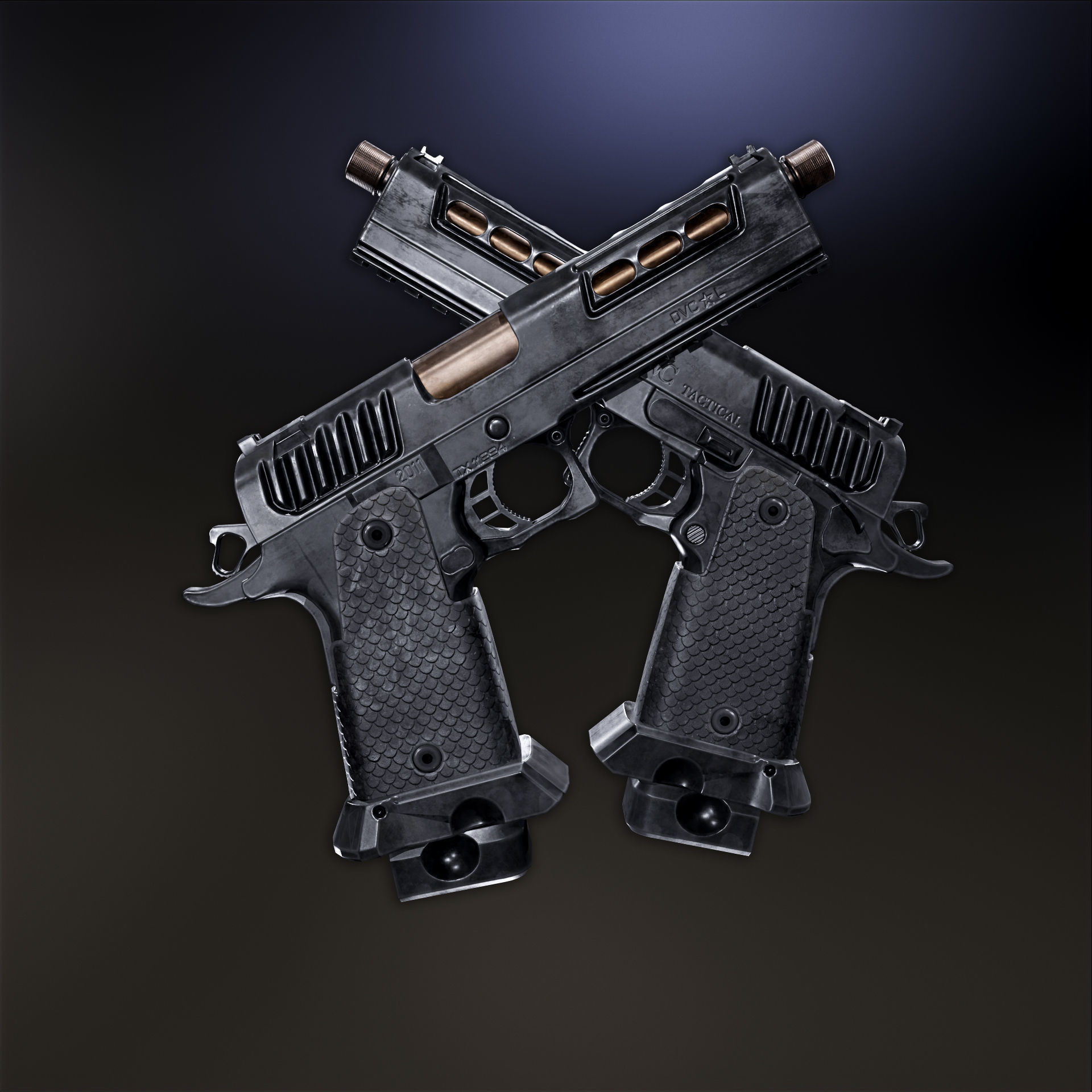 3D model STI DVC Hand Gun Low-Poly 3D model VR / AR / low-poly | CGTrader