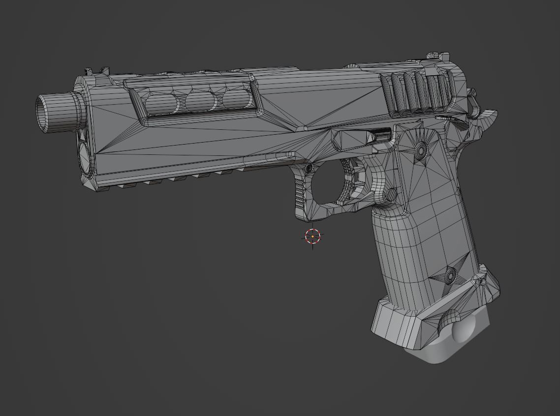 3D model STI DVC Hand Gun Low-Poly 3D model VR / AR / low-poly | CGTrader