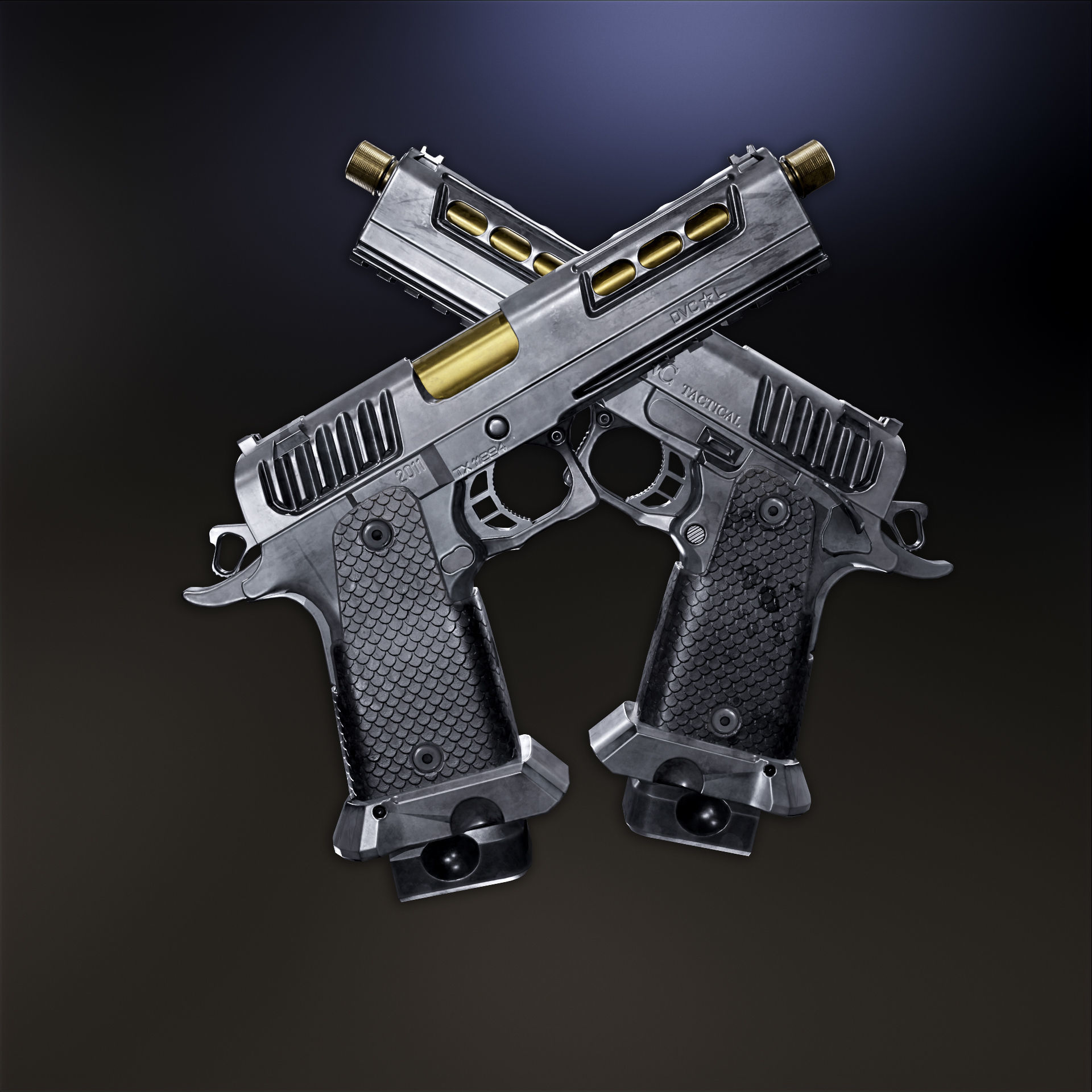 3D model STI DVC Hand Gun Low-Poly 3D model VR / AR / low-poly | CGTrader