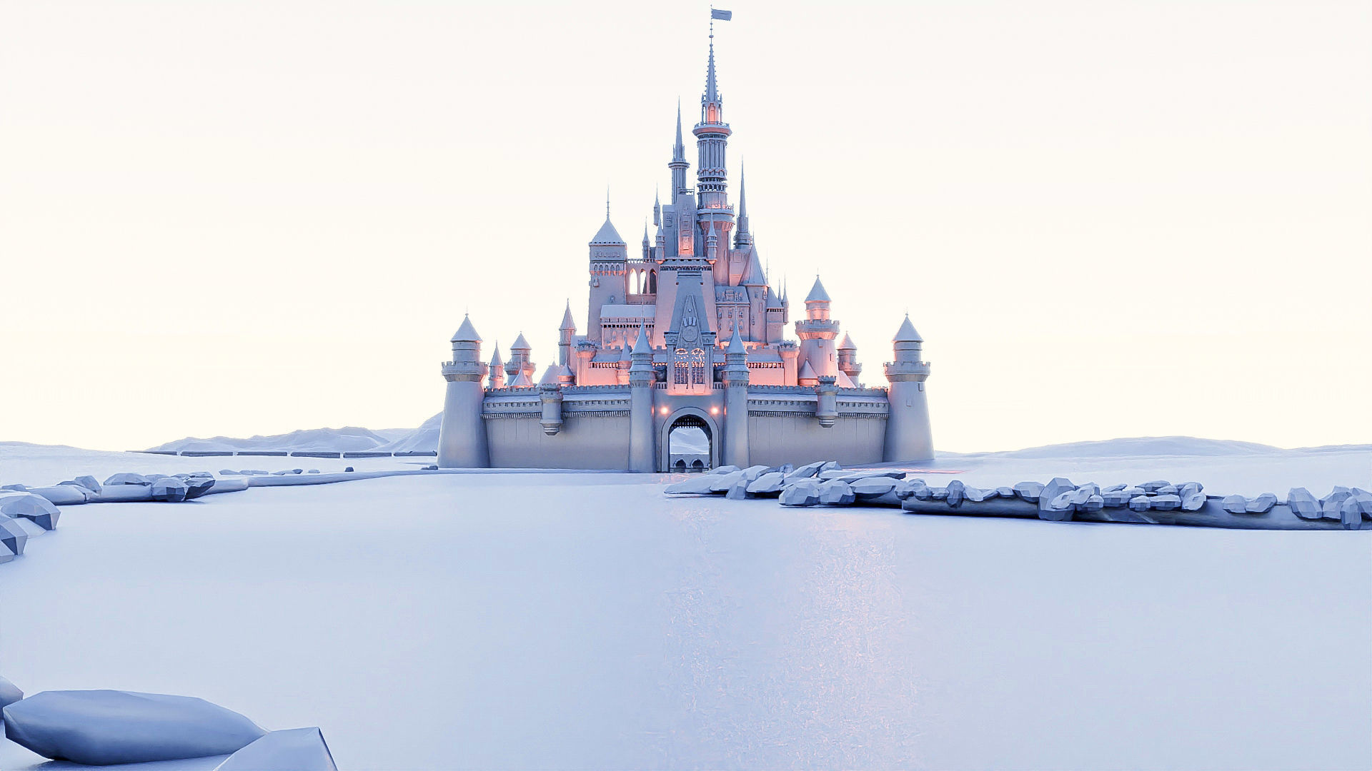 Disney Castle 3d model 100 years of wonder 3D model | CGTrader