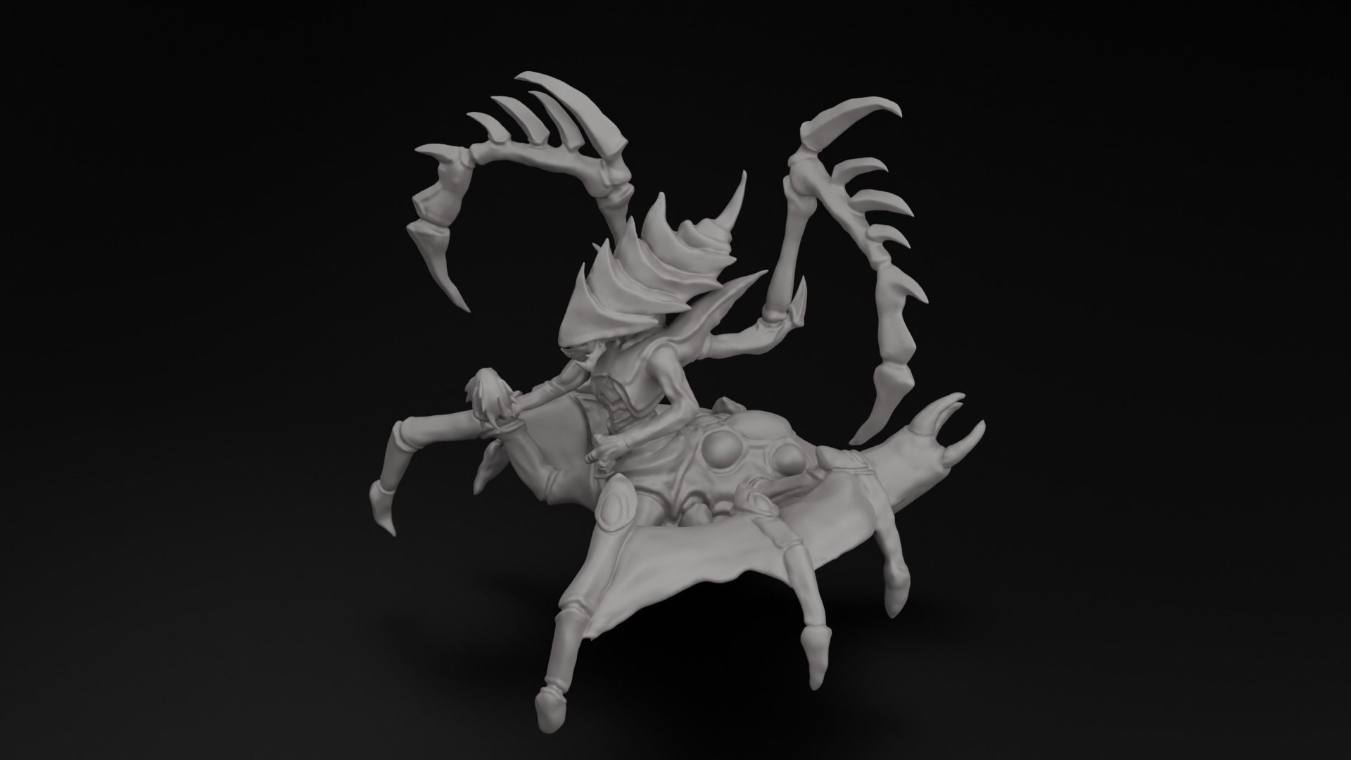 Queen Starcraft 2 a remake and pre-supported files 3D model 3D ...