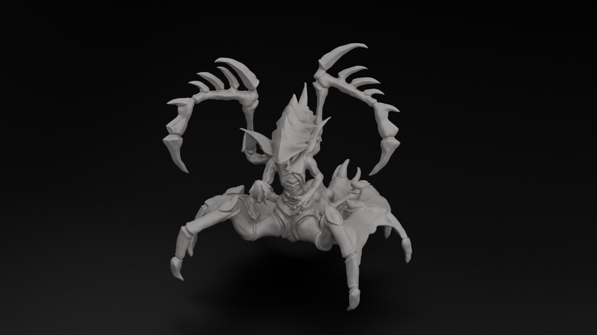Queen Starcraft 2 a remake and pre-supported files 3D model 3D ...