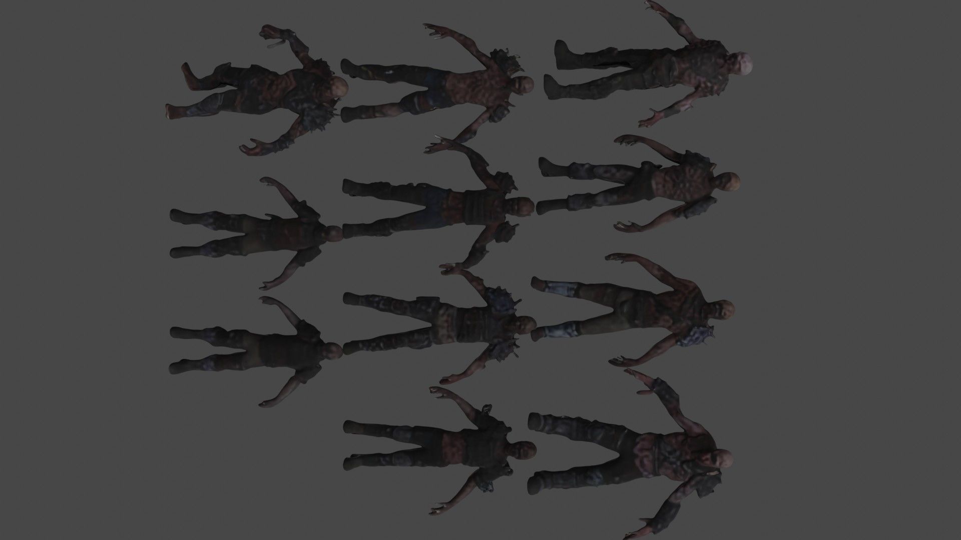 Zombie warfare pack Zombies Armor Weapons Trucks 3D model | CGTrader