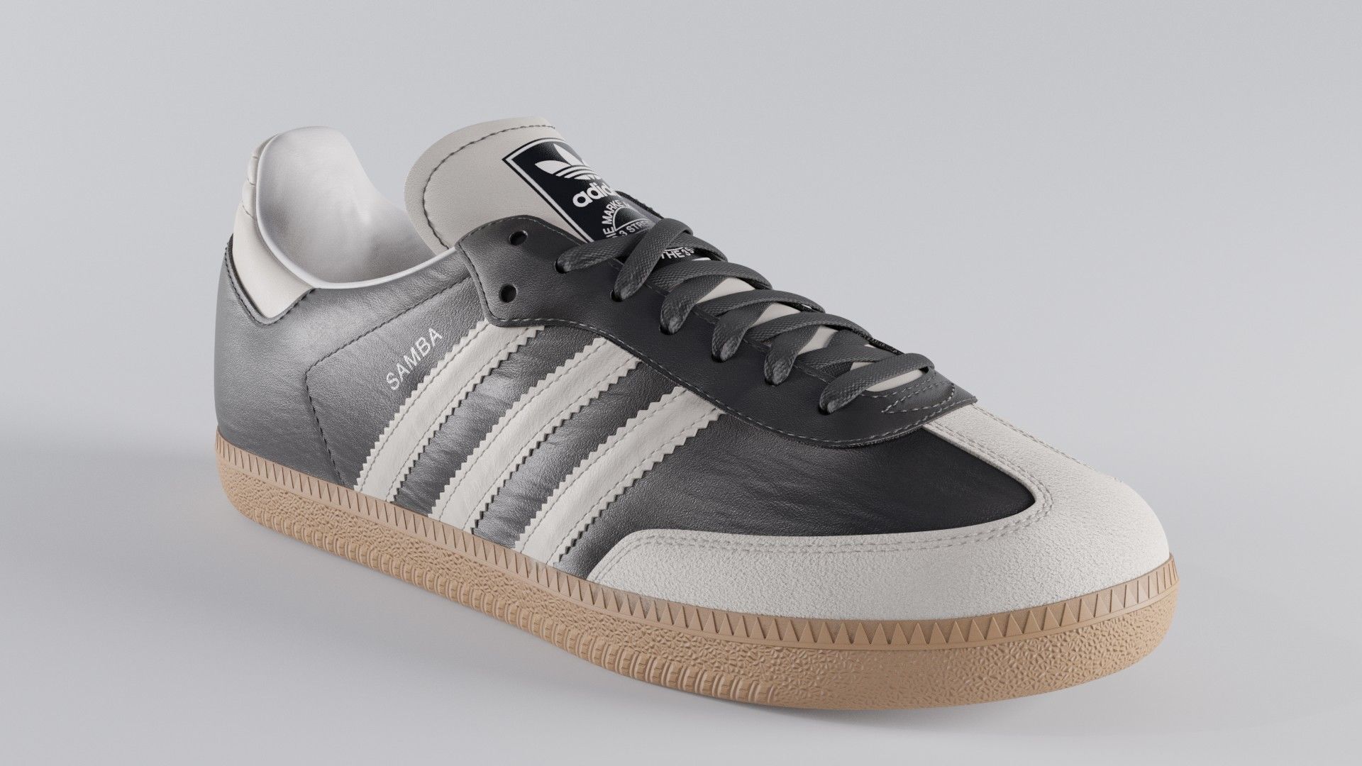 3D model Adidas Samba OG Classic Leather Shoes VR / AR / low-poly ...