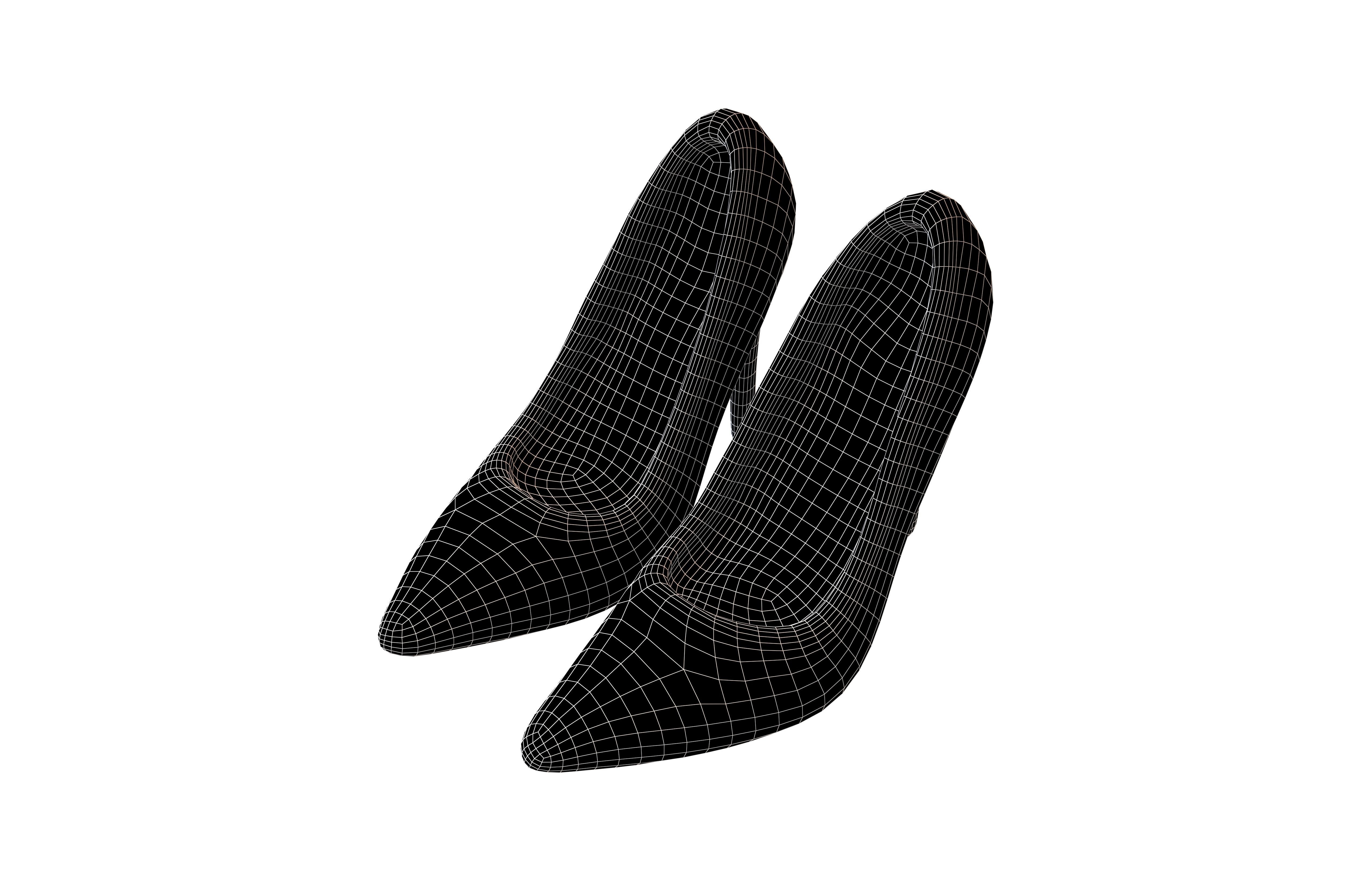 3D model High Heels Icon v1 006 VR / AR / low-poly | CGTrader