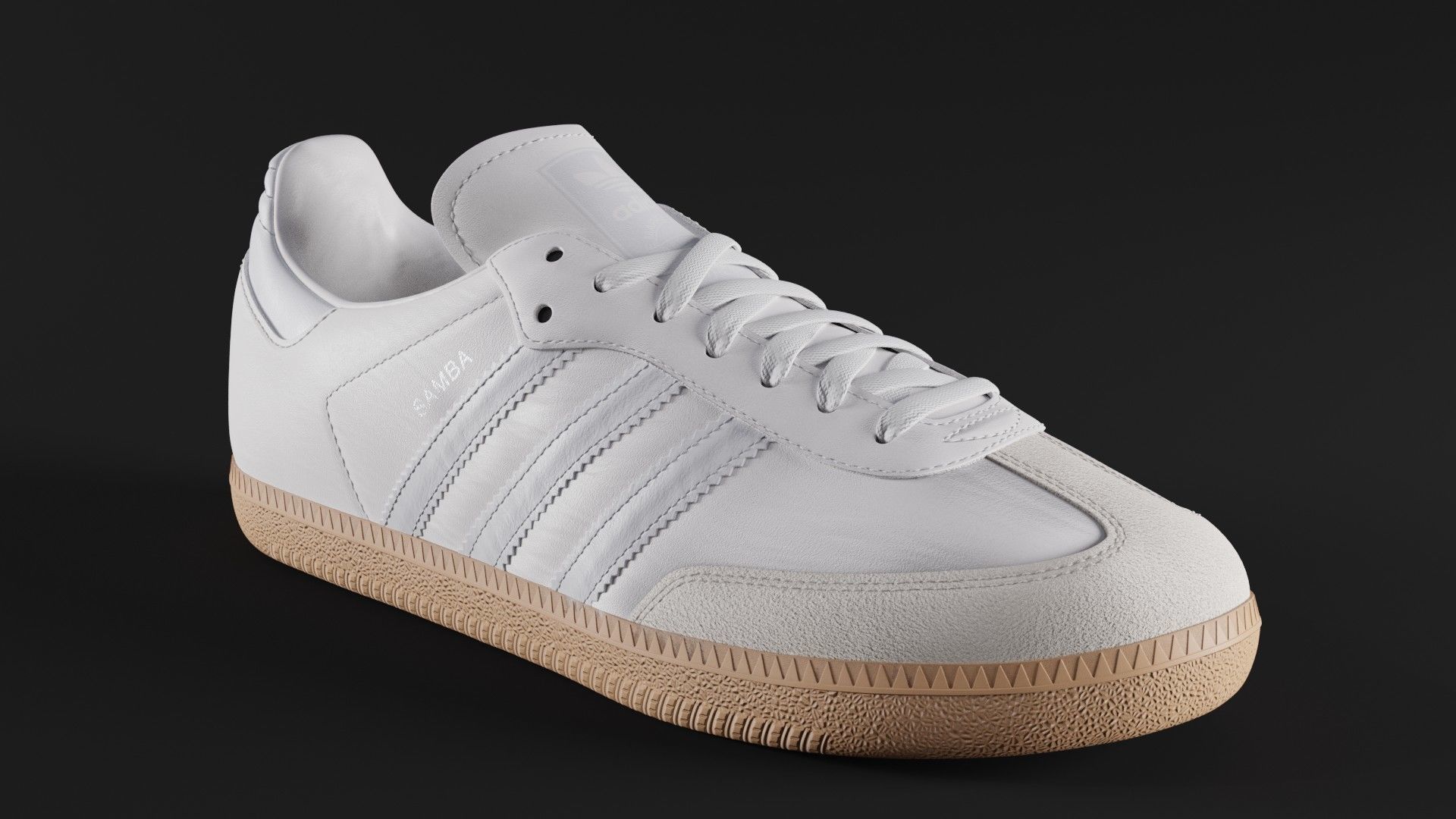 3D model Adidas Samba OG Stripes Shoe VR / AR / low-poly | CGTrader