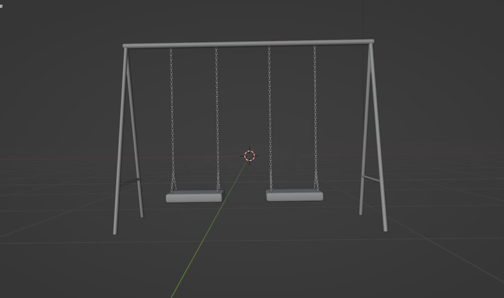 3D model swing VR / AR / low-poly | CGTrader