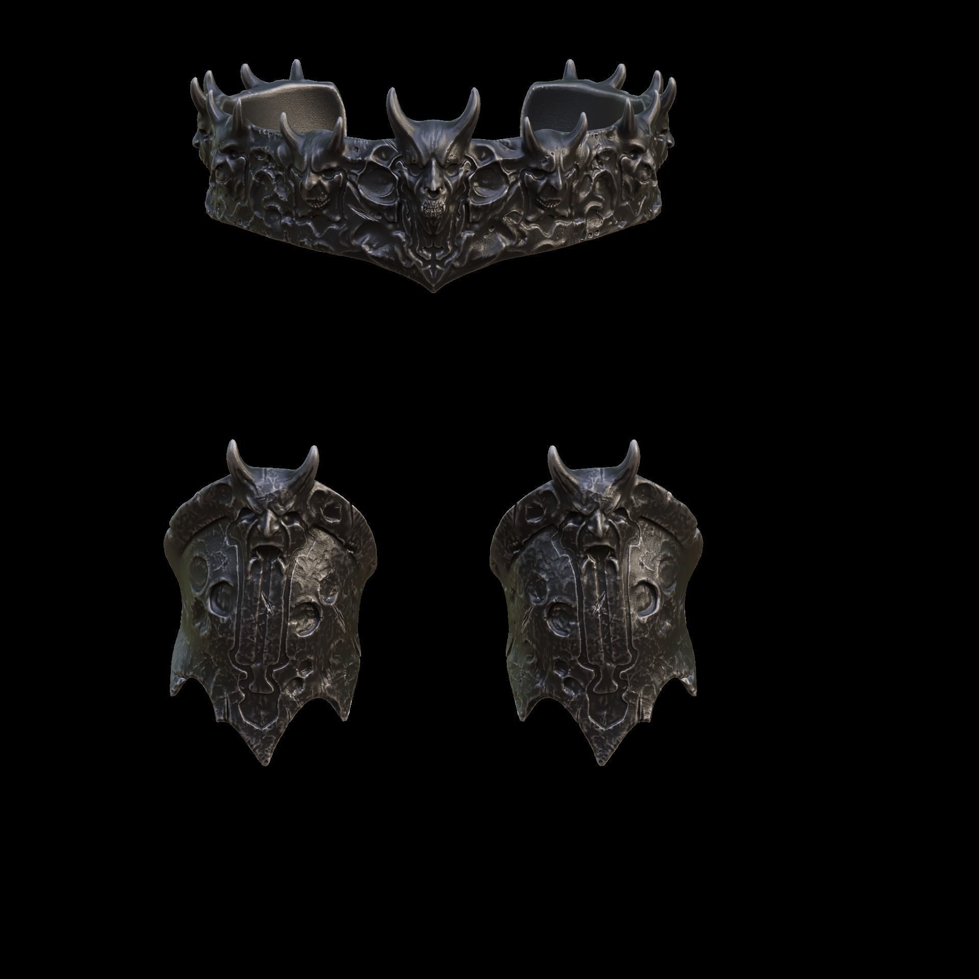 Raphael Devil Form Fantasy Accessories Baldurs Gate 3 3D model 3D ...