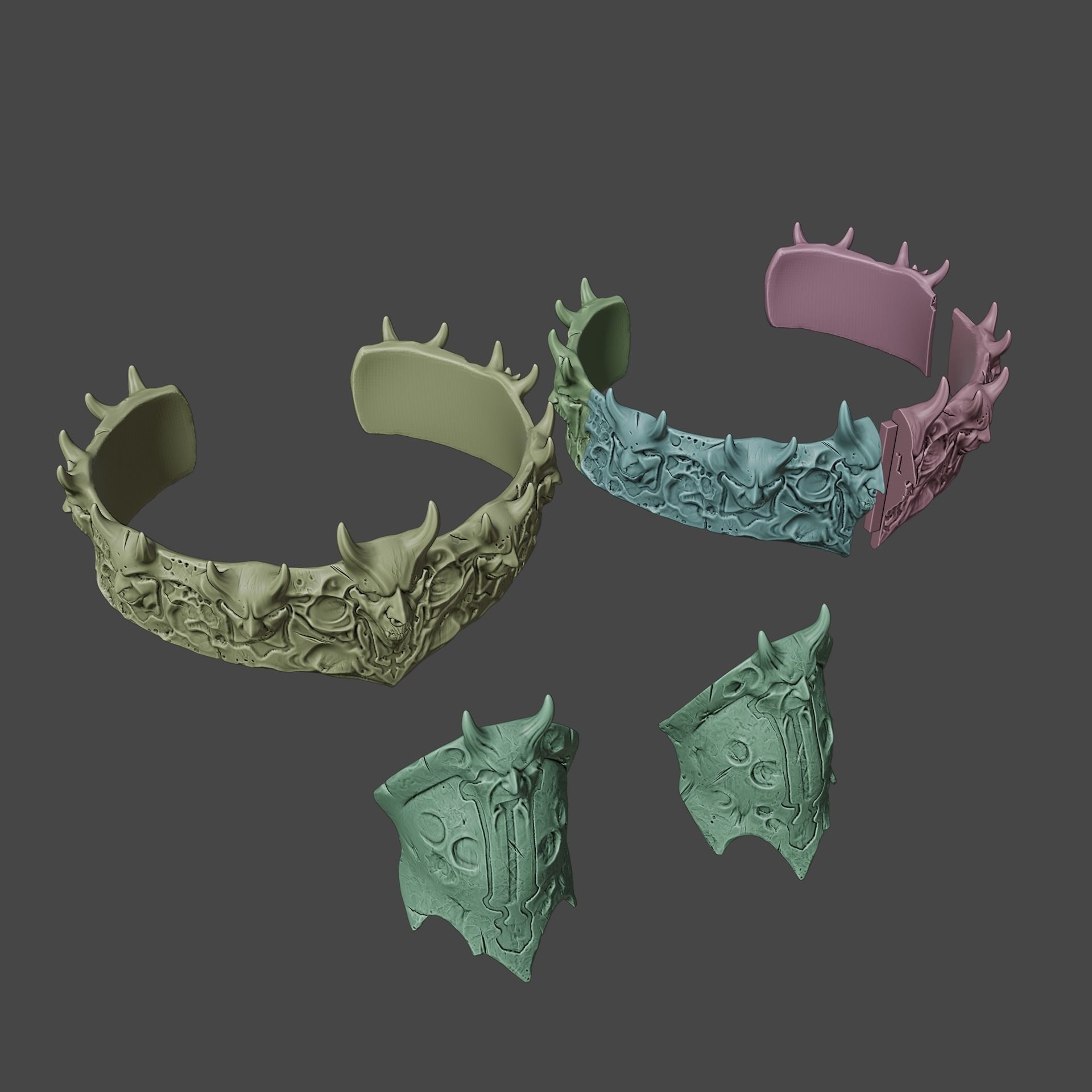 Raphael Devil Form Fantasy Accessories Baldurs Gate 3 3D model 3D ...