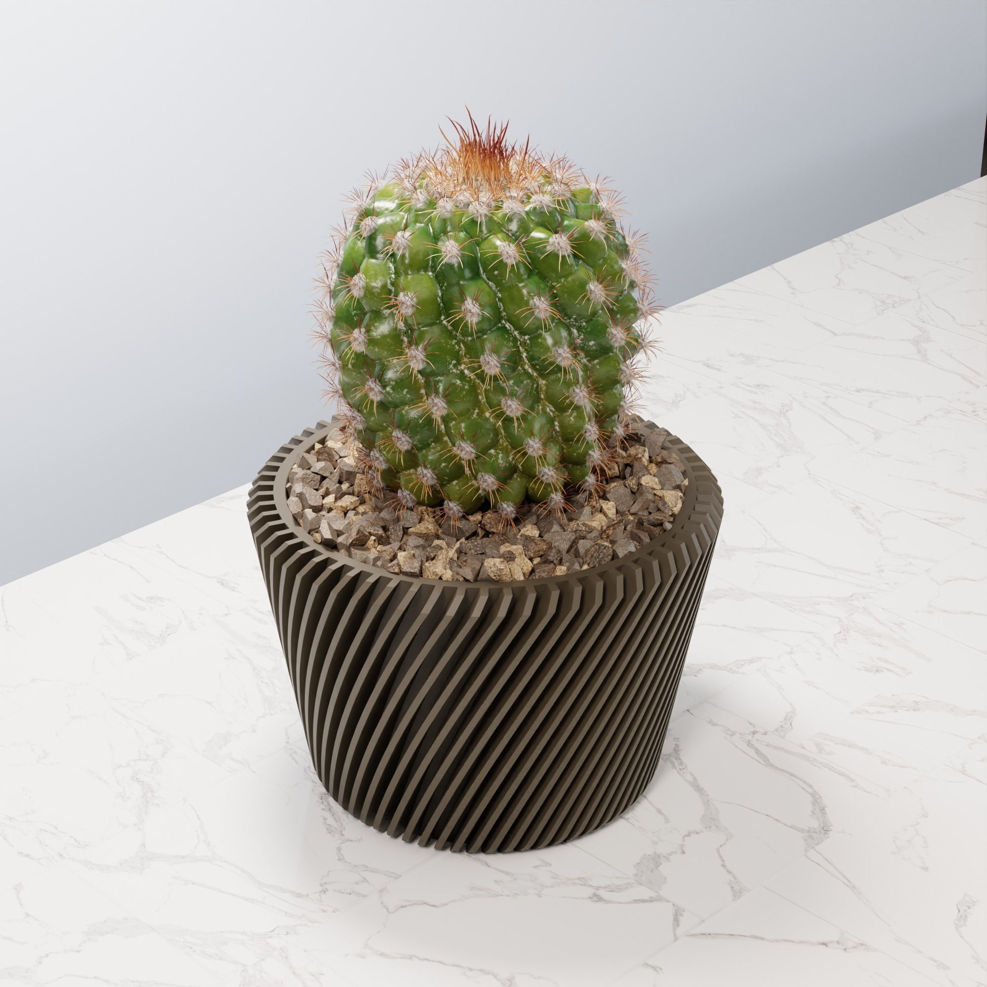 Plant Pot STL 3D Print File 3D model 3D printable | CGTrader