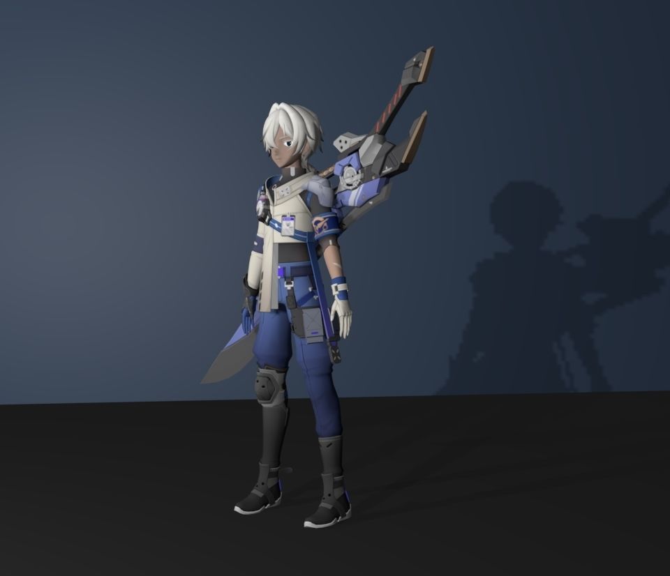 arlan 3D model animated rigged | CGTrader