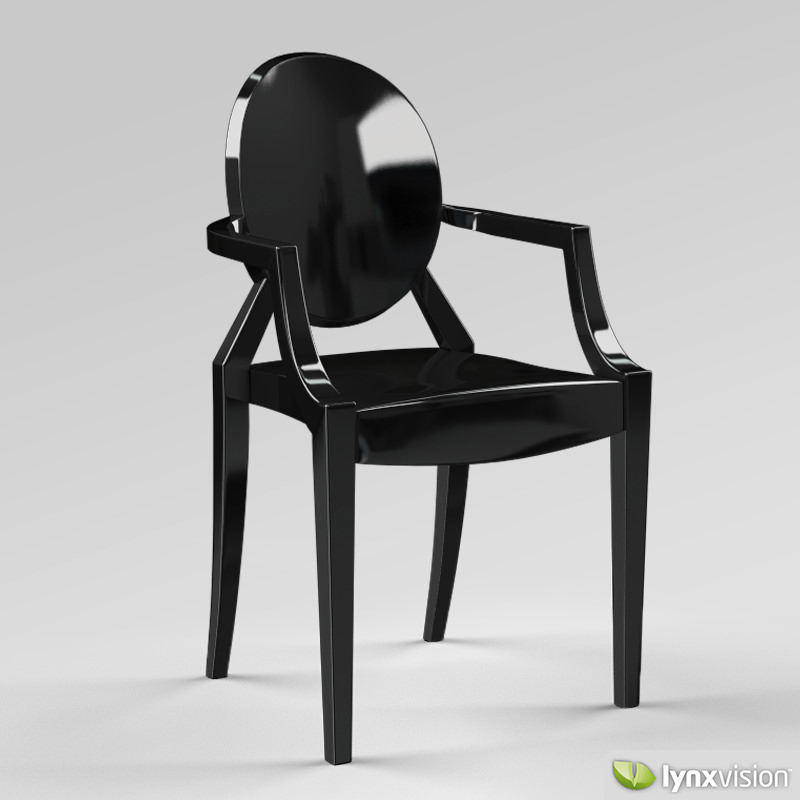 Louis Ghost Armchair by Philippe Starck 3D model | CGTrader
