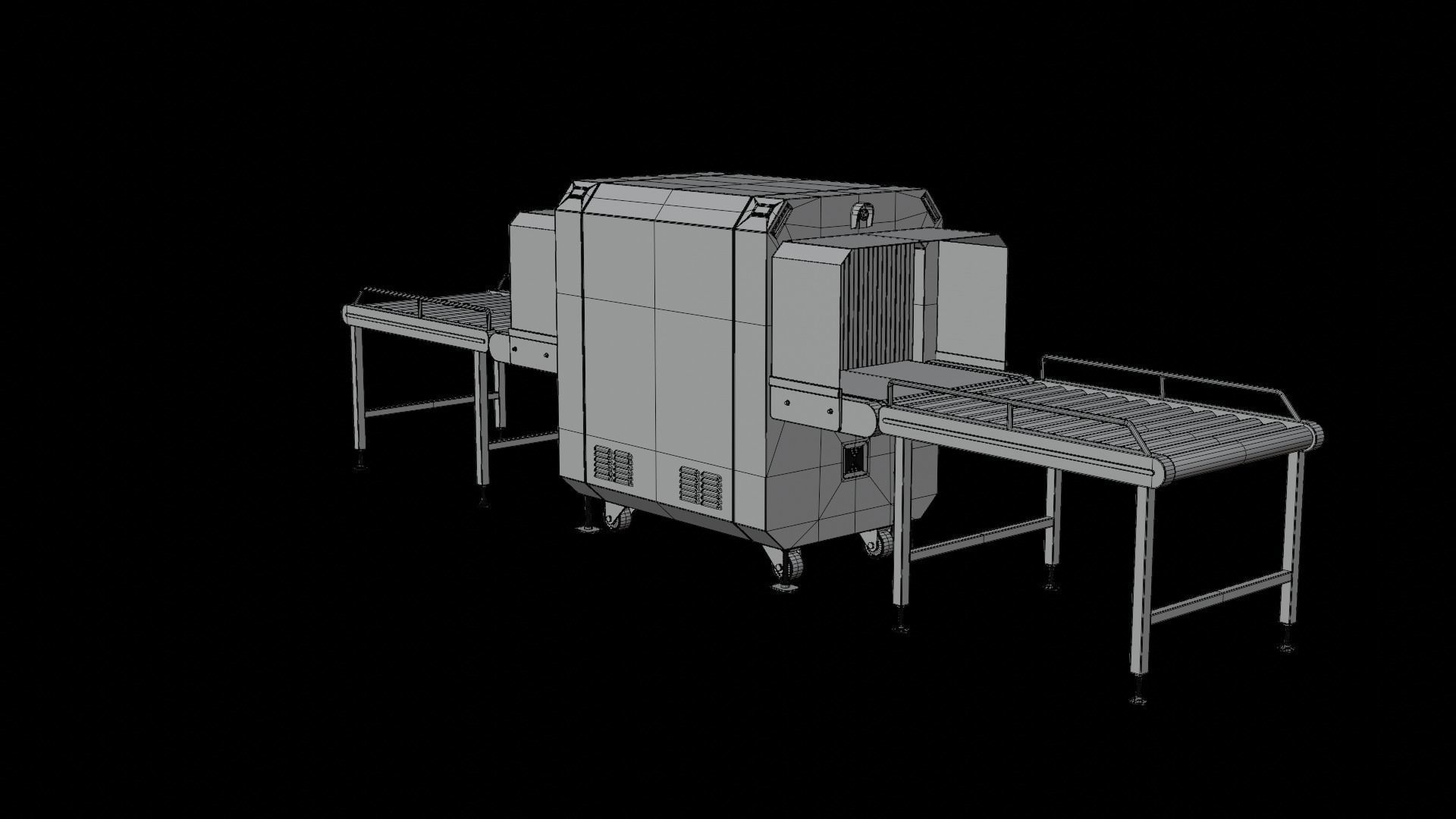 3D model Baggage Scanner VR / AR / low-poly | CGTrader