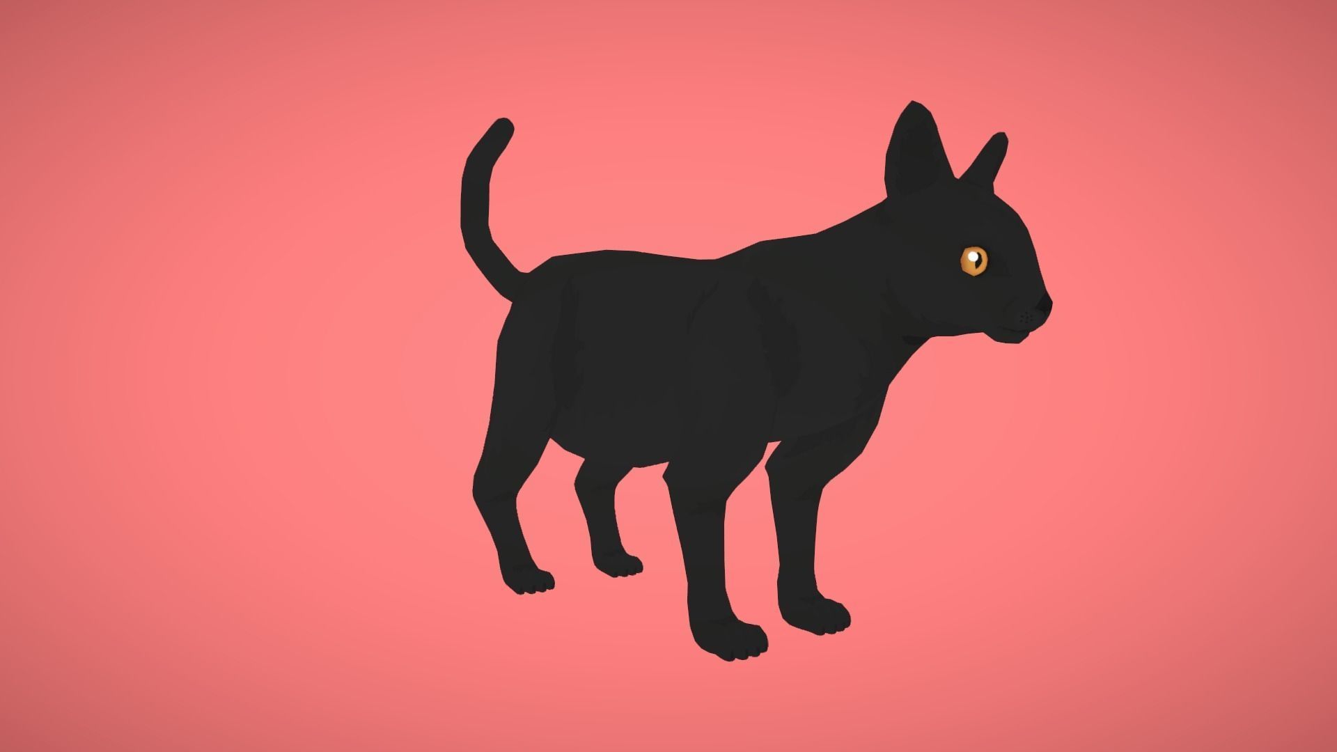 3D model Vibe Poly - Cats - Rigged and Animated VR / AR / low-poly ...