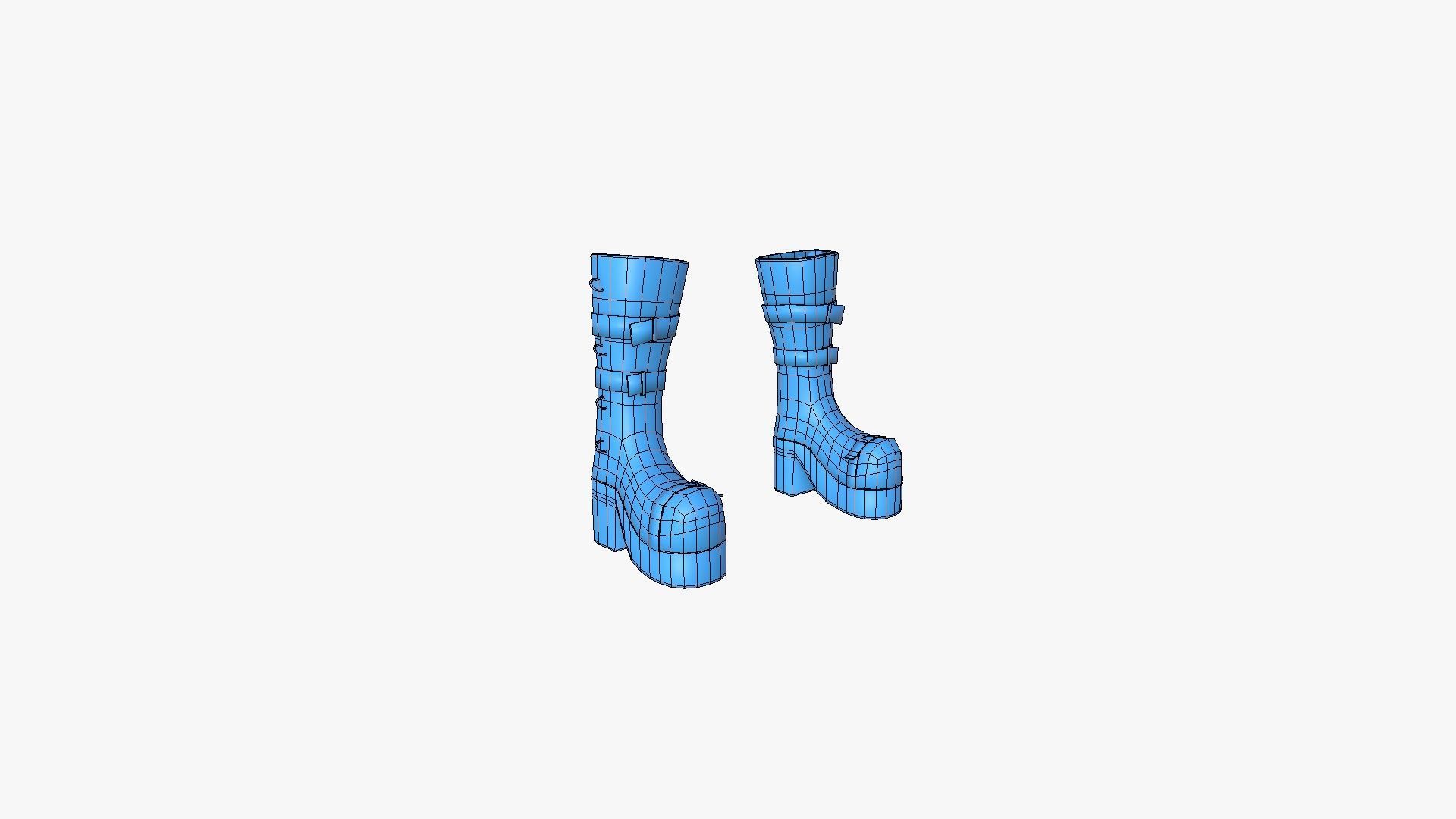 3D model Gothic Girl Outfit A01 - Character Clothing Design VR / AR ...