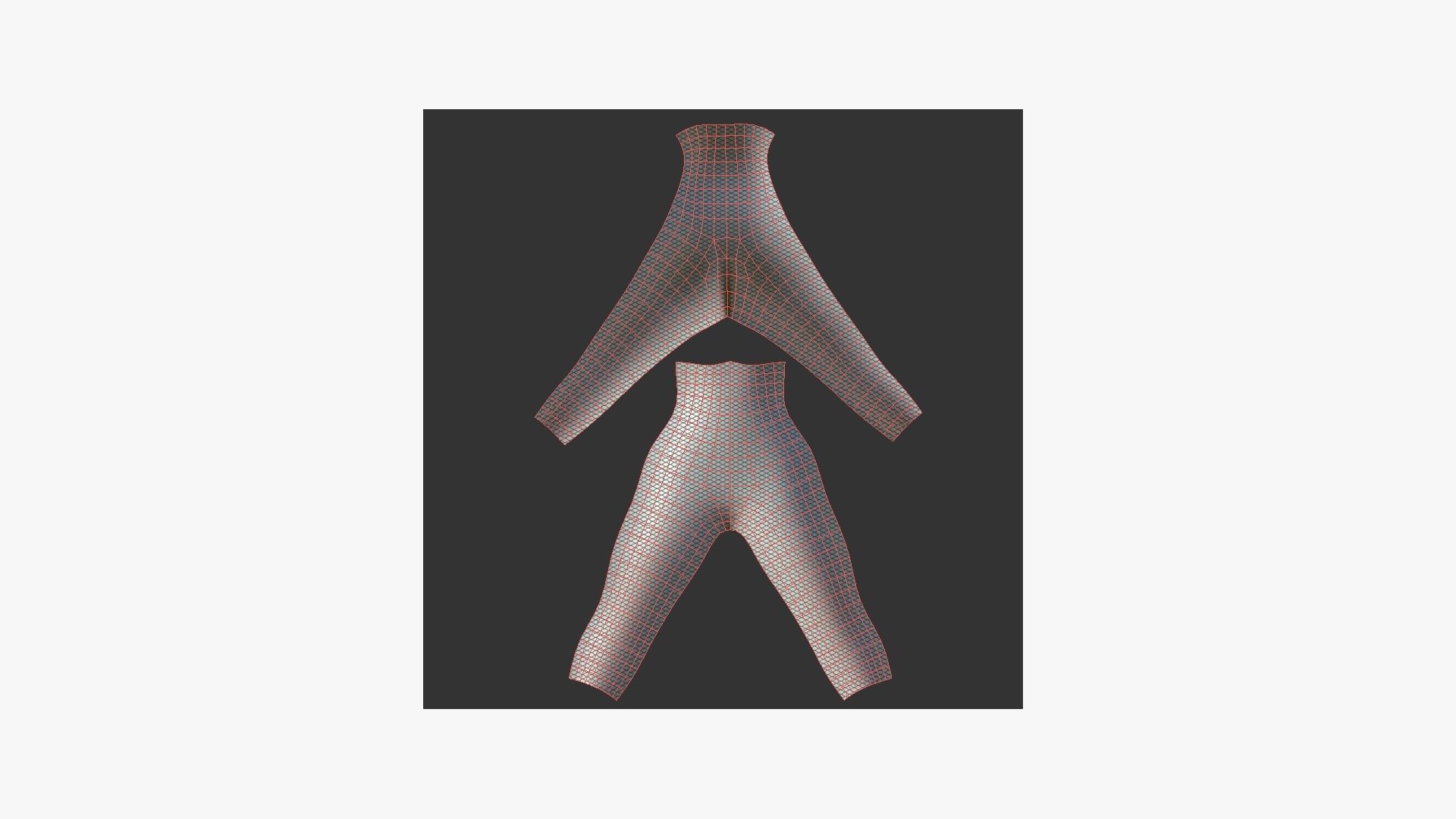 3D model Gothic Girl Outfit A01 - Character Clothing Design VR / AR ...