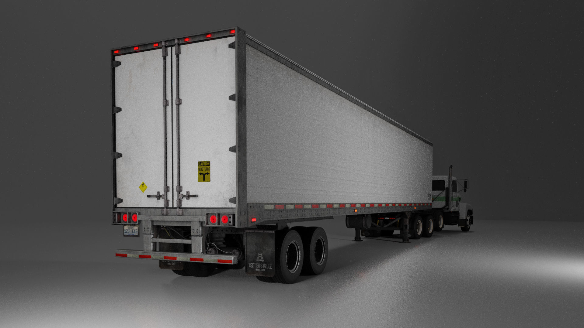 Semi Trailer - Great Dane Reefer 3D model | CGTrader
