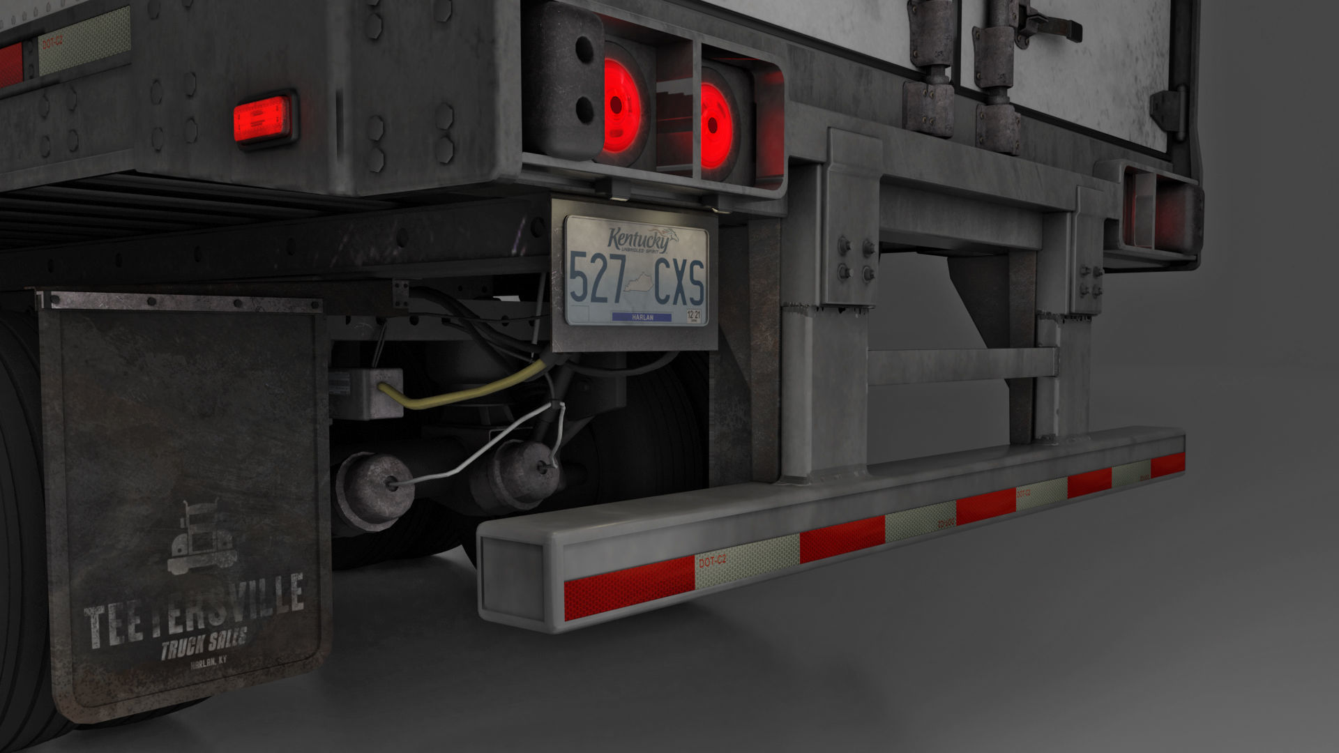 Semi Trailer - Great Dane Reefer 3D model | CGTrader