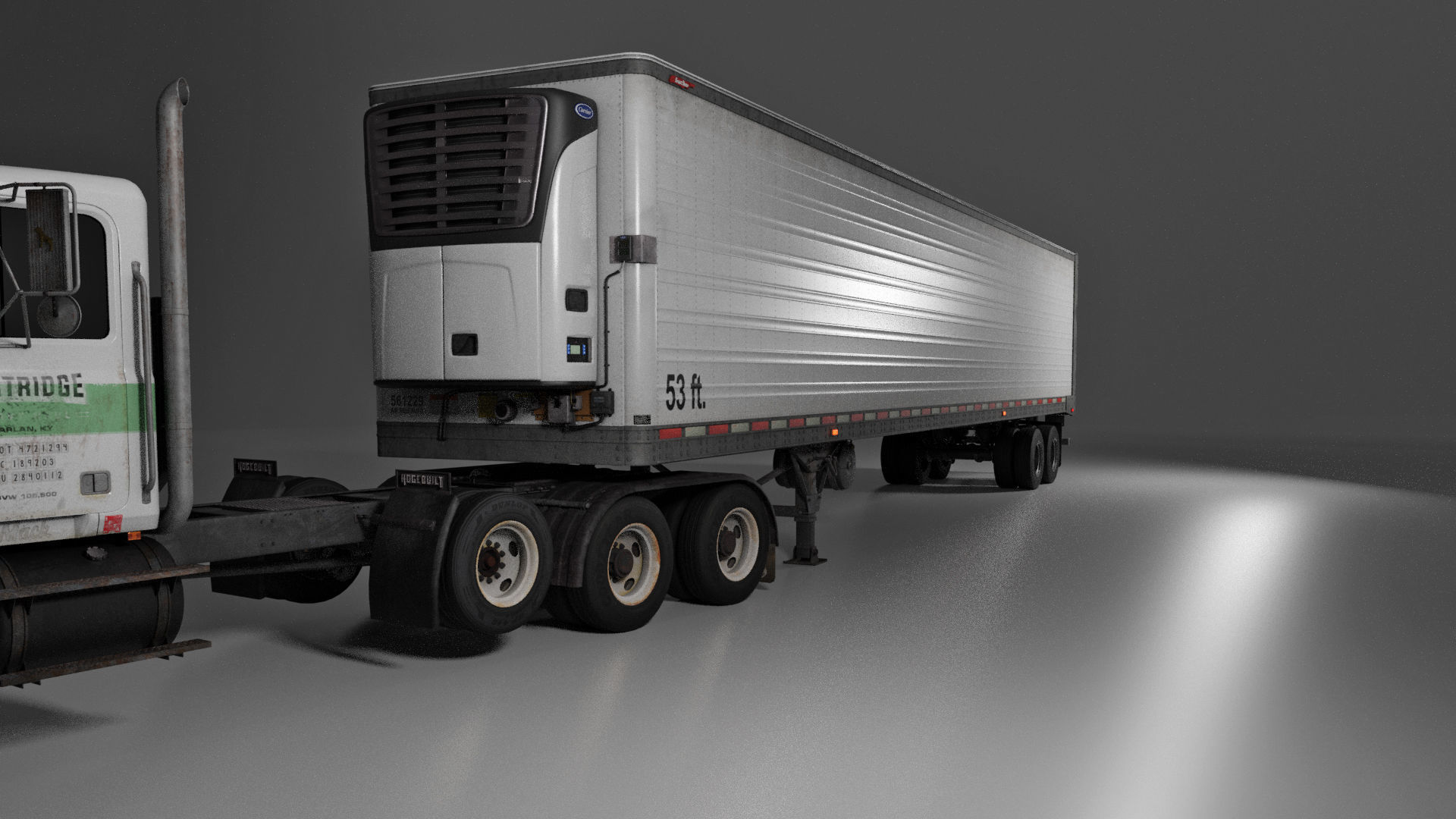 Semi Trailer - Great Dane Reefer 3D model | CGTrader