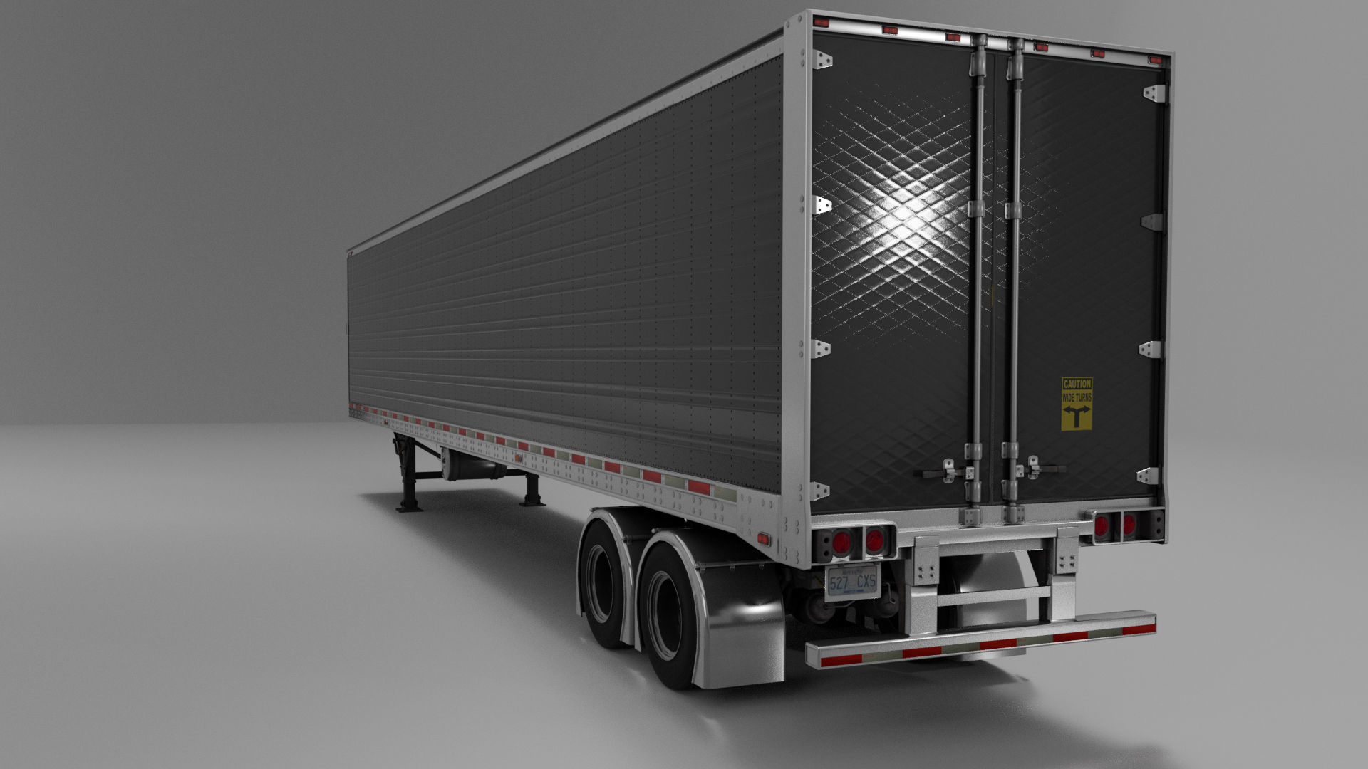 Semi Trailer - Great Dane Reefer 3D model | CGTrader