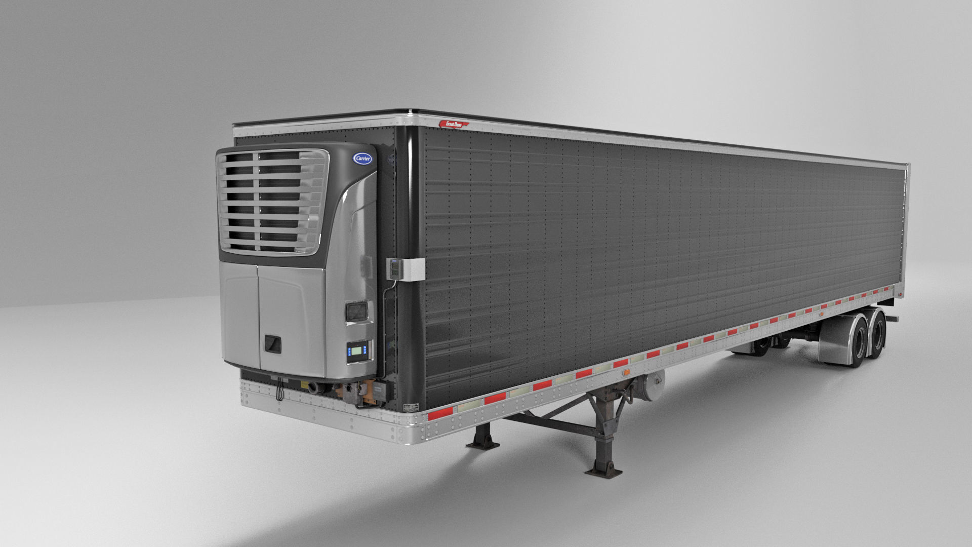 Semi Trailer - Great Dane Reefer 3D model | CGTrader