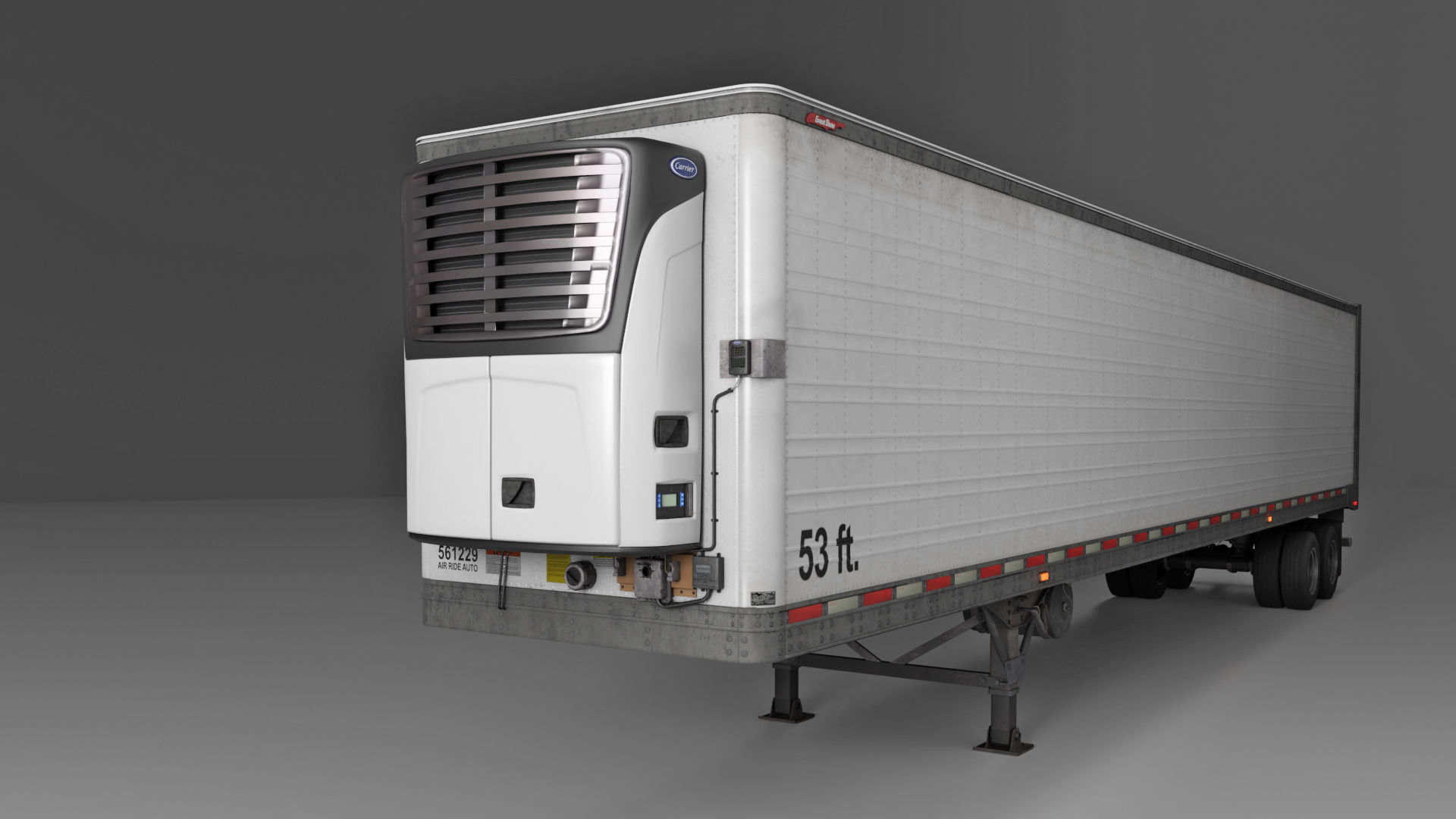 Semi Trailer - Great Dane Reefer 3D model | CGTrader