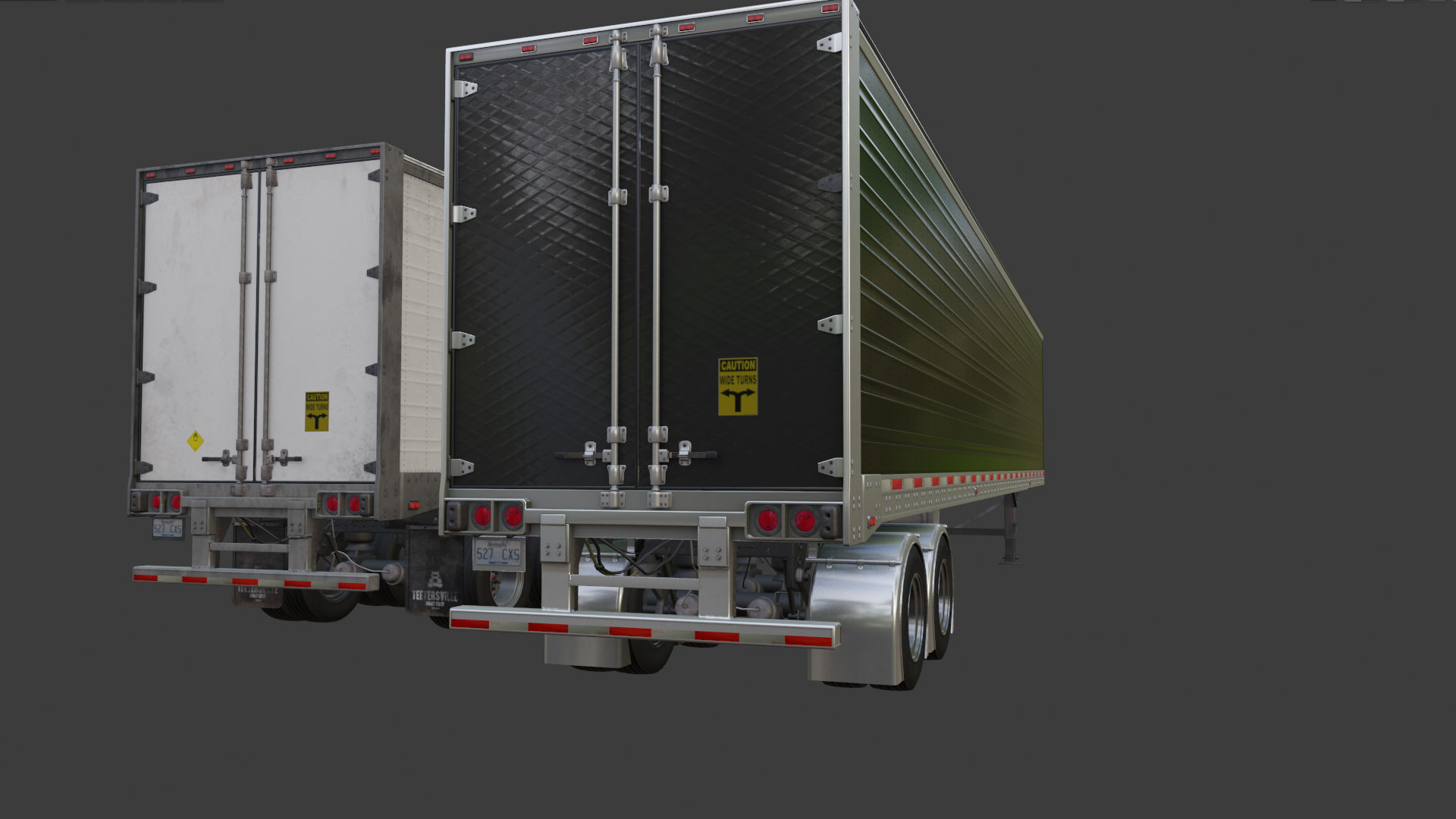 Semi Trailer - Great Dane Reefer 3D model | CGTrader