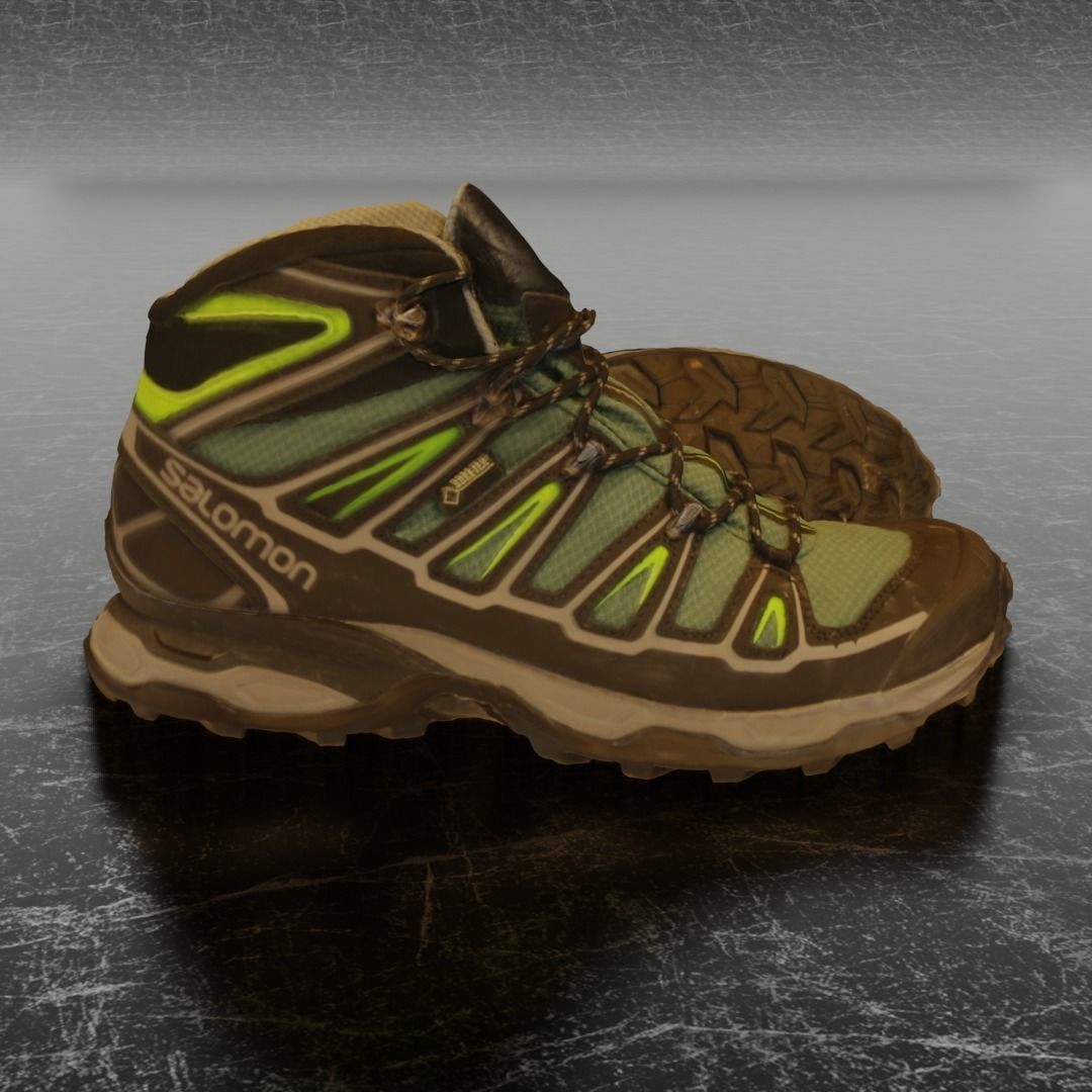 3D model SALOMON X ULTRA 3D SHOES VR / AR / low-poly | CGTrader