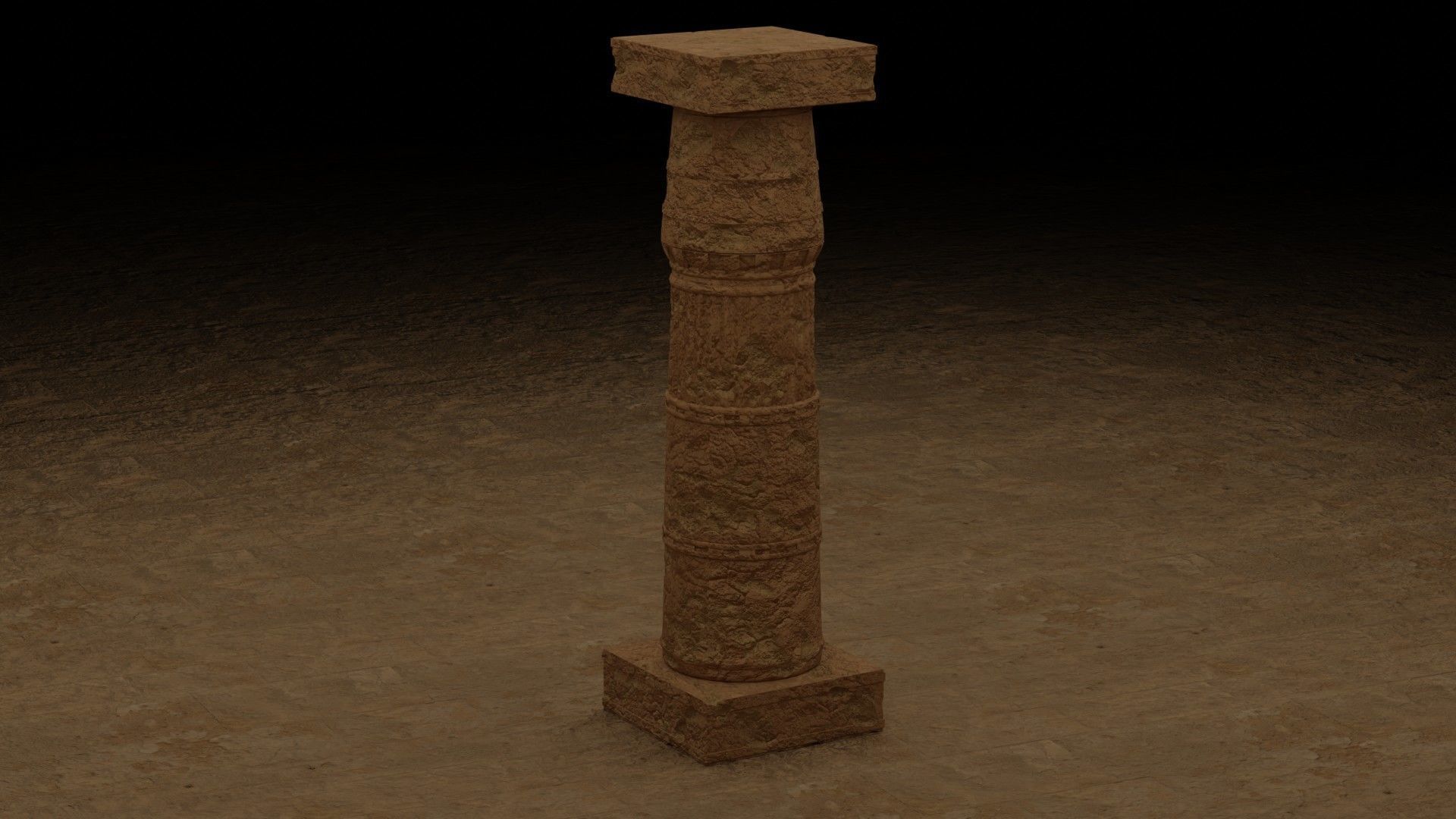 Egyptian Pillar Collection 3D model | CGTrader