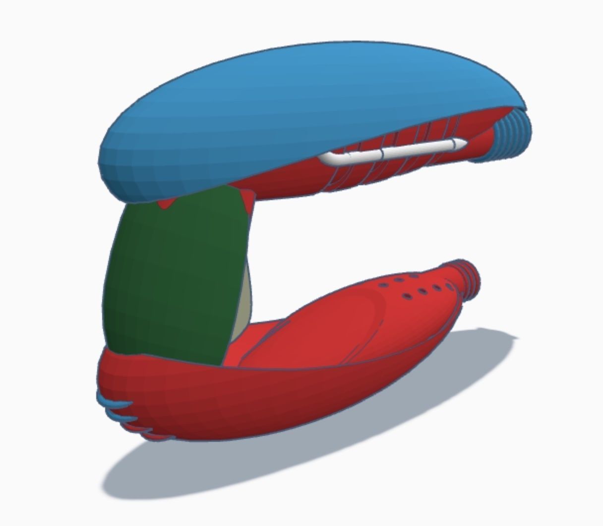 Atomic Age Ray Gun - v10 3D model 3D printable | CGTrader