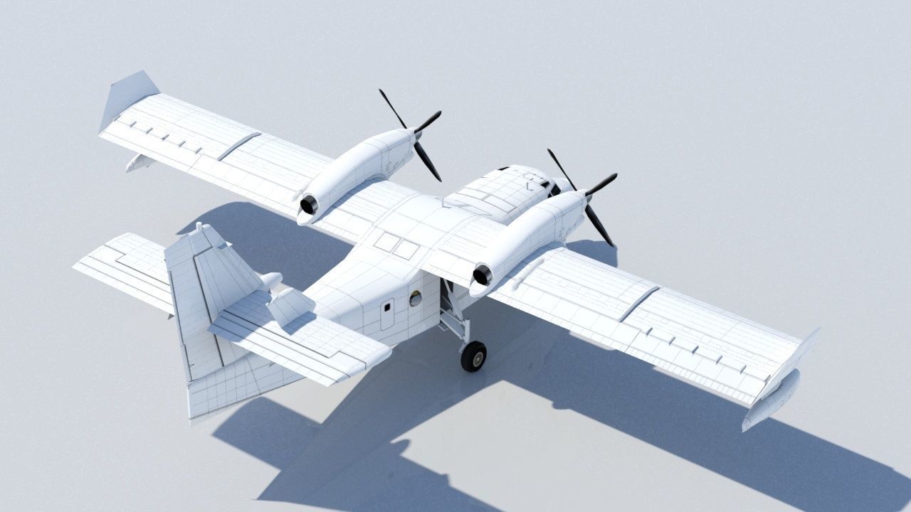 3D model CL-415 Super Scooper 415 lowpoly static VR / AR / low-poly ...