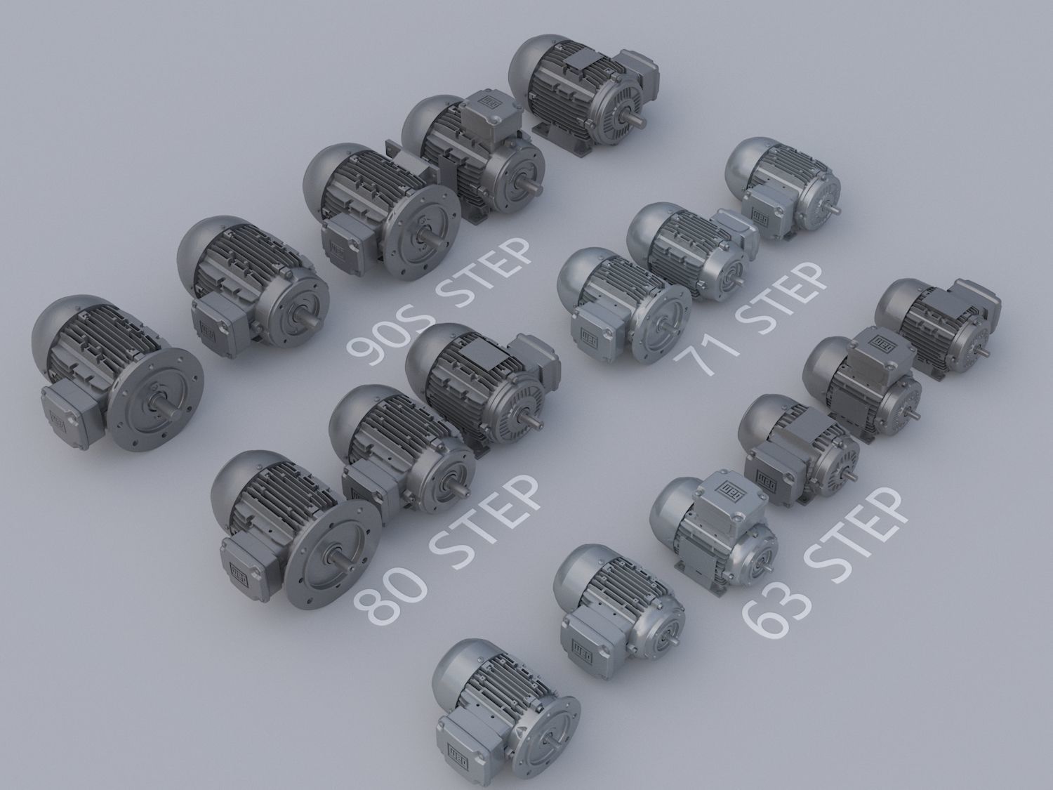 WEG motor model 3D model | CGTrader