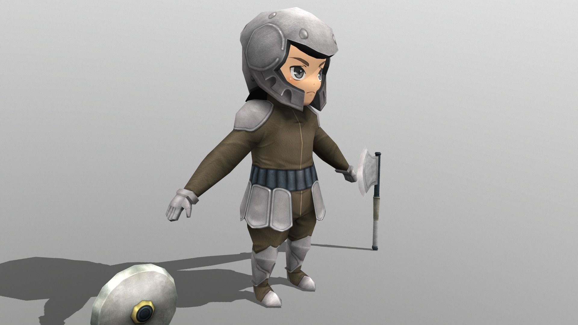 3D model Roman Soldier Male Level 1 VR / AR / low-poly | CGTrader