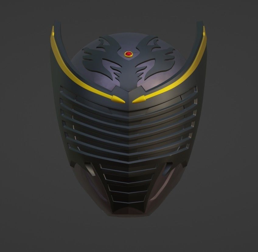 Kamen Rider Ryuga Helmet 3D printable STL file 3D model 3D printable ...
