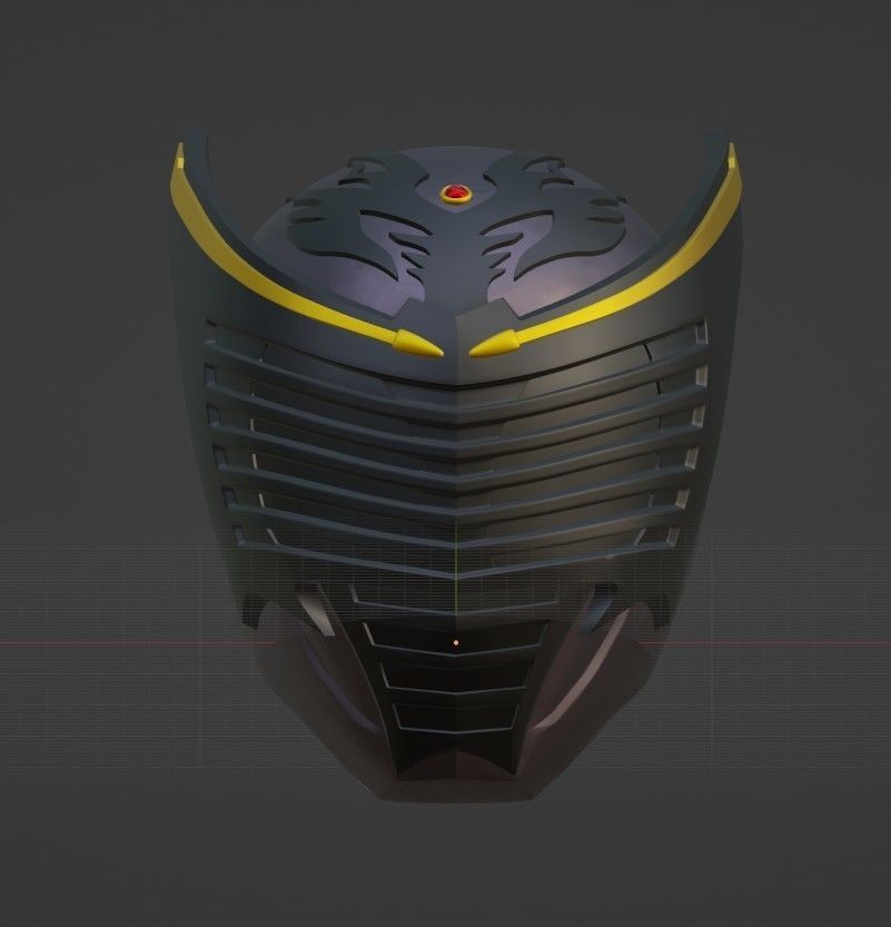Kamen Rider Ryuga Helmet 3D printable STL file 3D model 3D printable ...