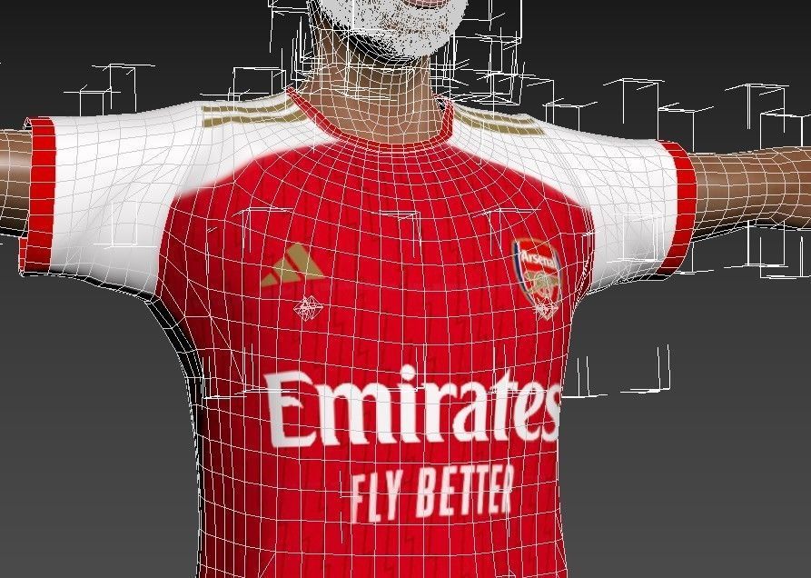 Thierry Henry 3D model rigged | CGTrader